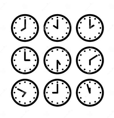 Silhouette clock icon stock vector. Illustration of stopwatch - 51111960