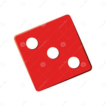 Silhouette Color Dice Number Three Stock Vector - Illustration of ...