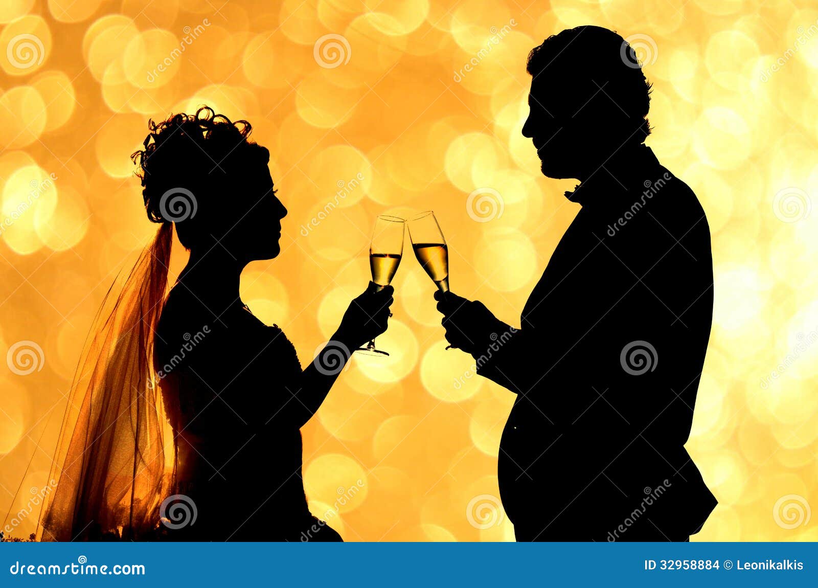 Silhouette couple romance stock photo. Image of amorous - 32958884