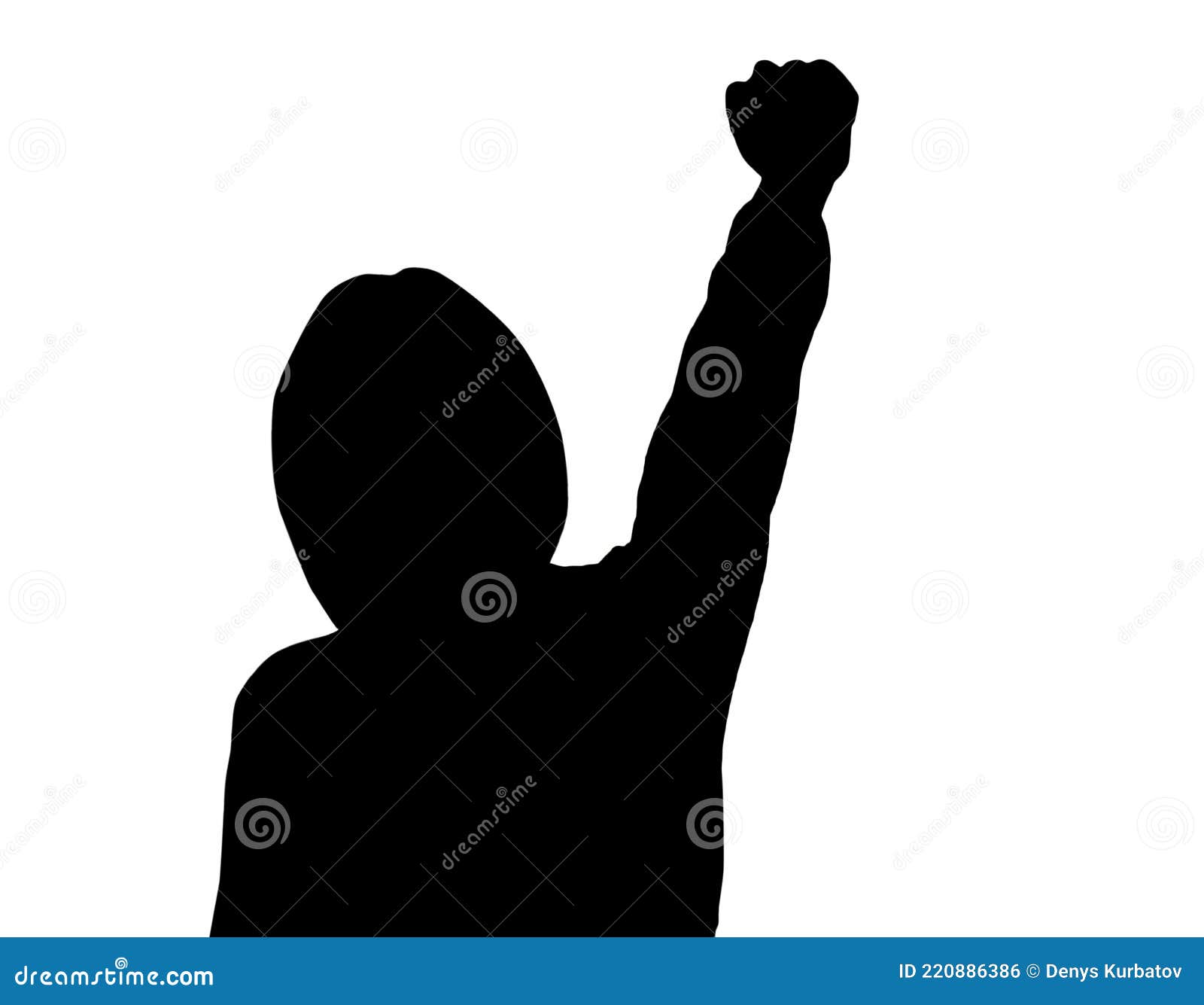 Silhouette crisis protest stock illustration. Illustration of recession ...