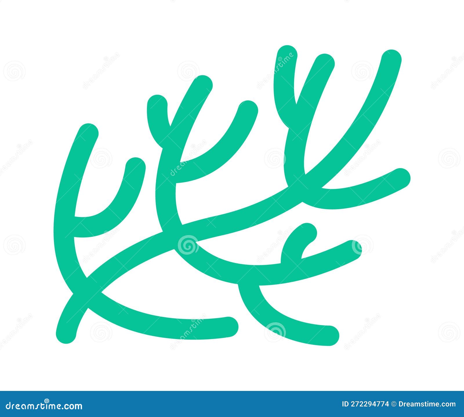 Silhouette d'algues illustration de vecteur. Illustration du été ...