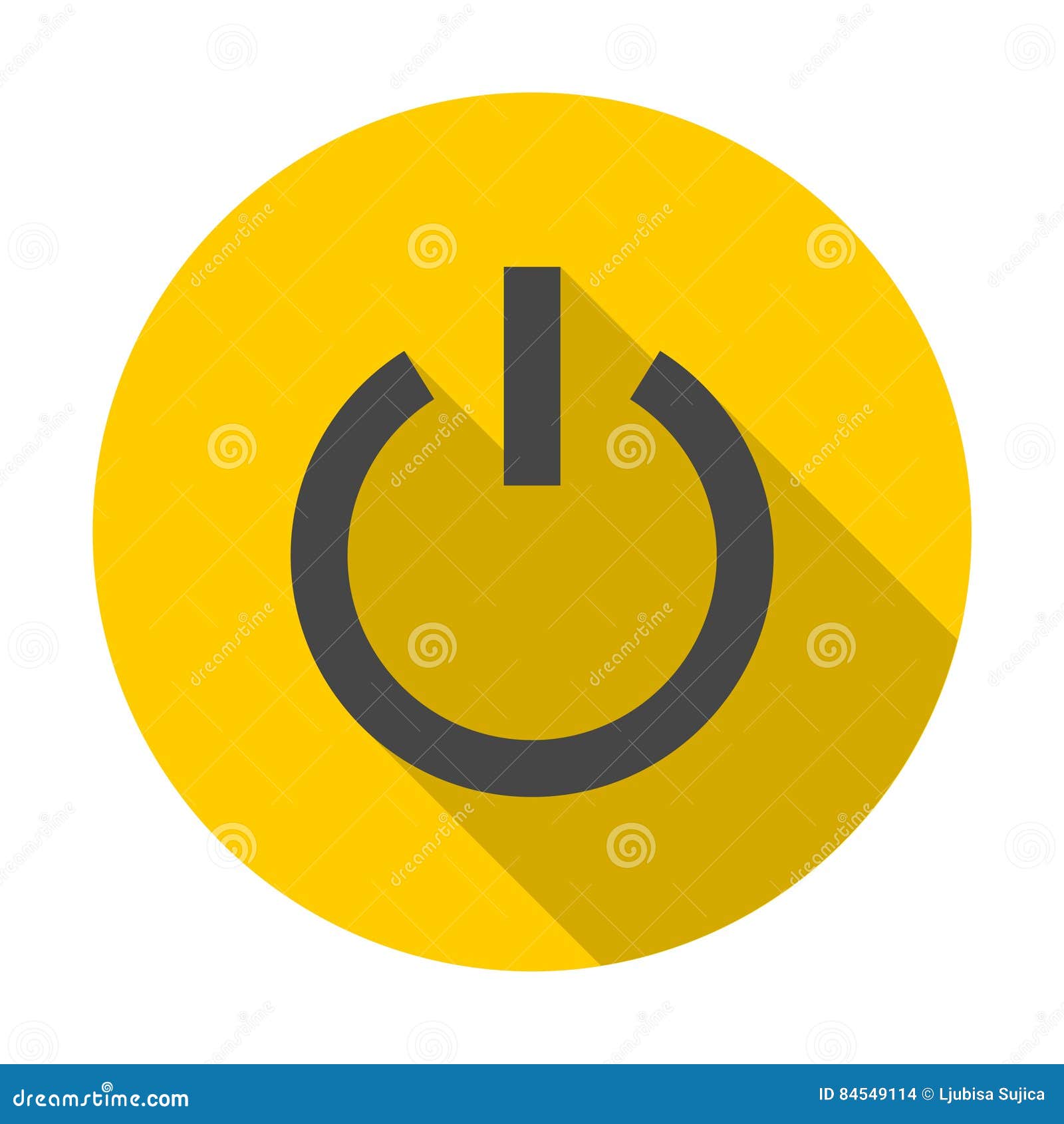 Silhouette D'icône De Puissance - Illustration Illustration Stock ...