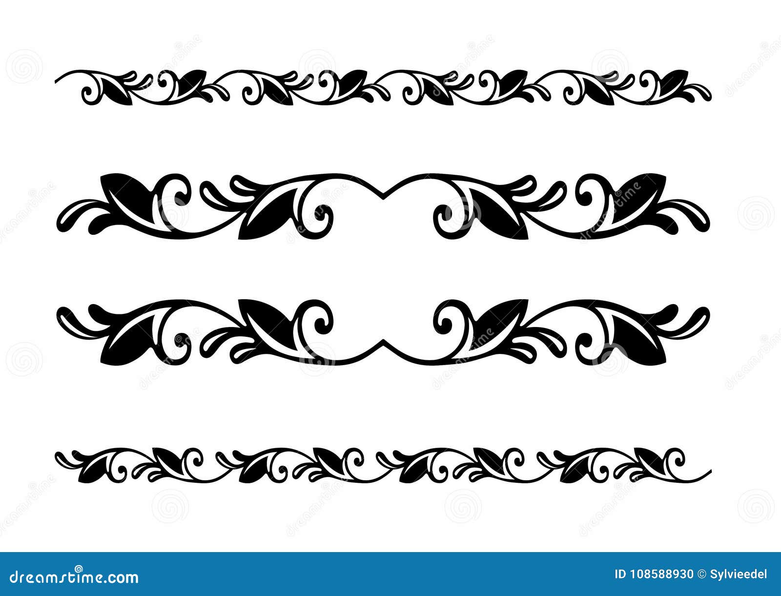 Silhouette d'une frise illustration de vecteur. Illustration du élément ...