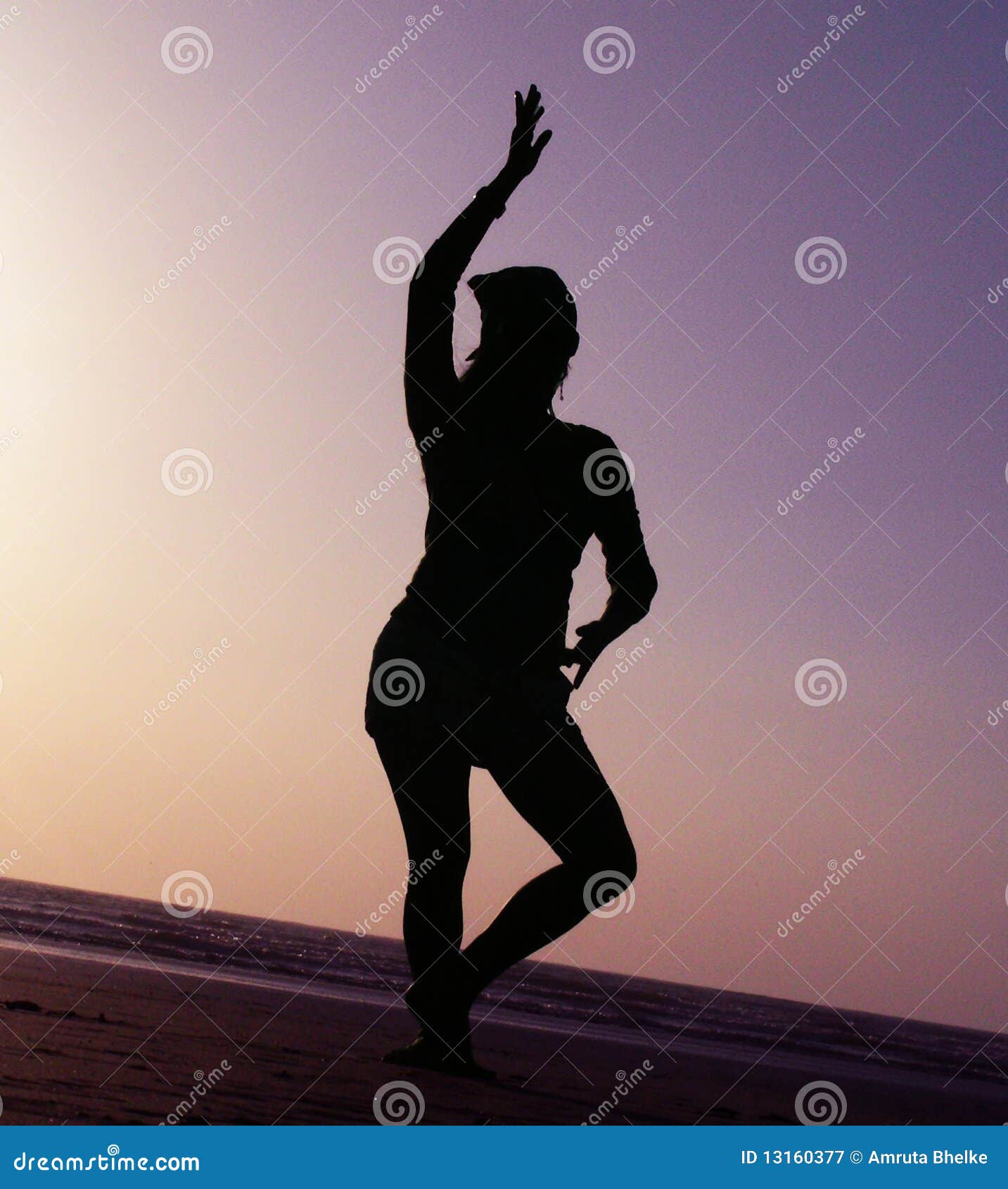 Silhouette Dance Pose stock image. Image of dancing, teen - 13160377