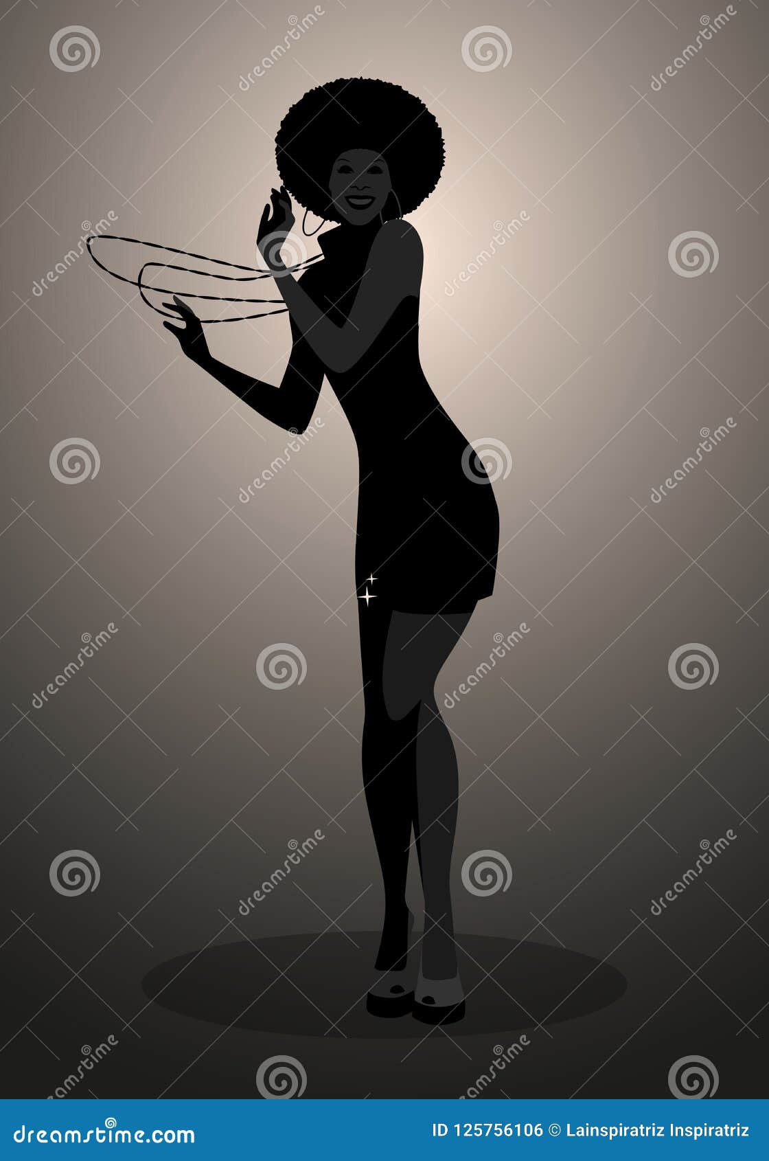 Soul Singer Vector Illustration | CartoonDealer.com #9861950