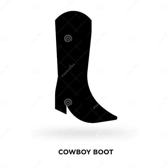 Silhouette De Botte De Cowboy Illustration Stock - Illustration du ...