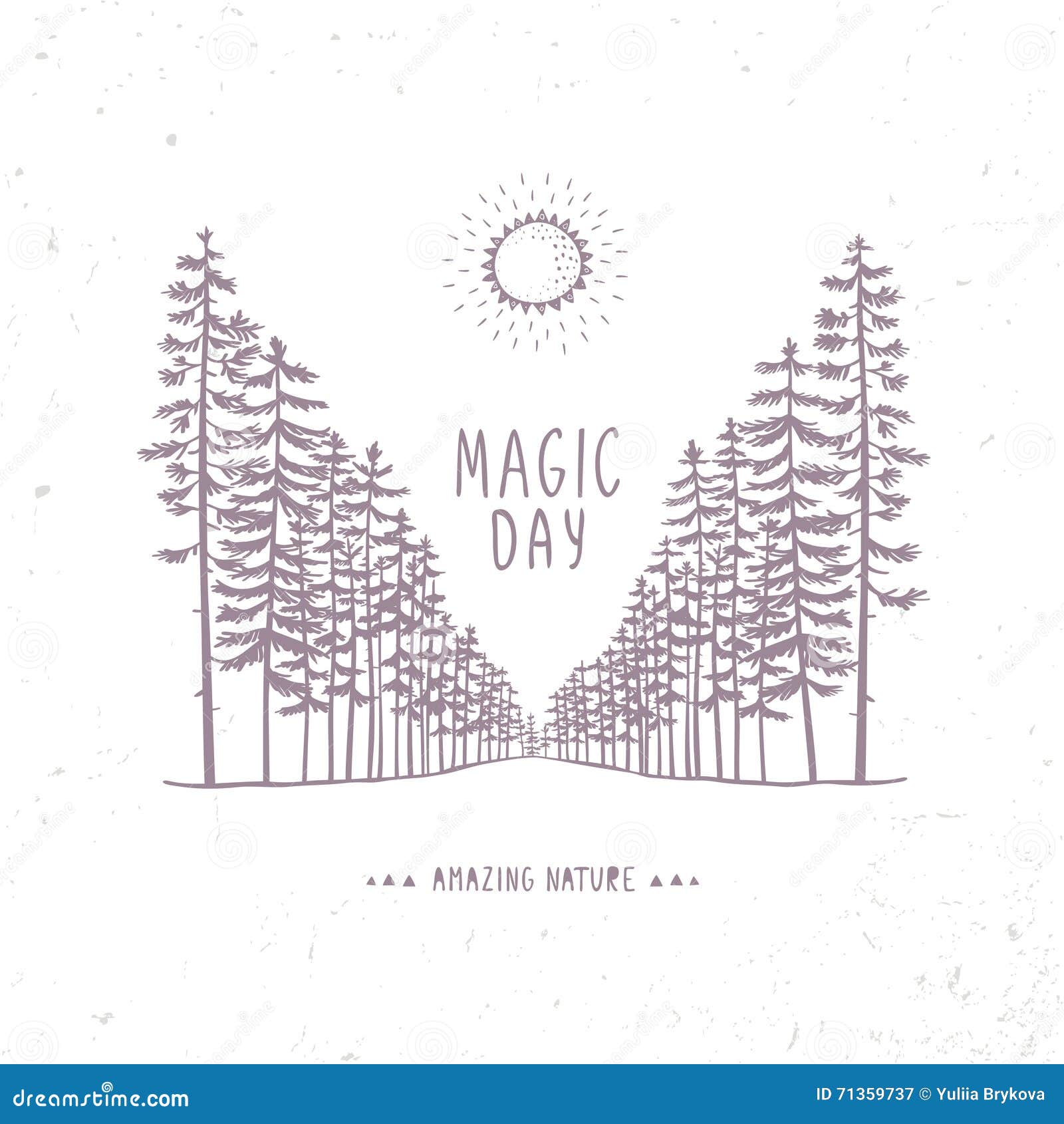 Silhouette De Chemin Forestier Illustration de Vecteur - Illustration ...