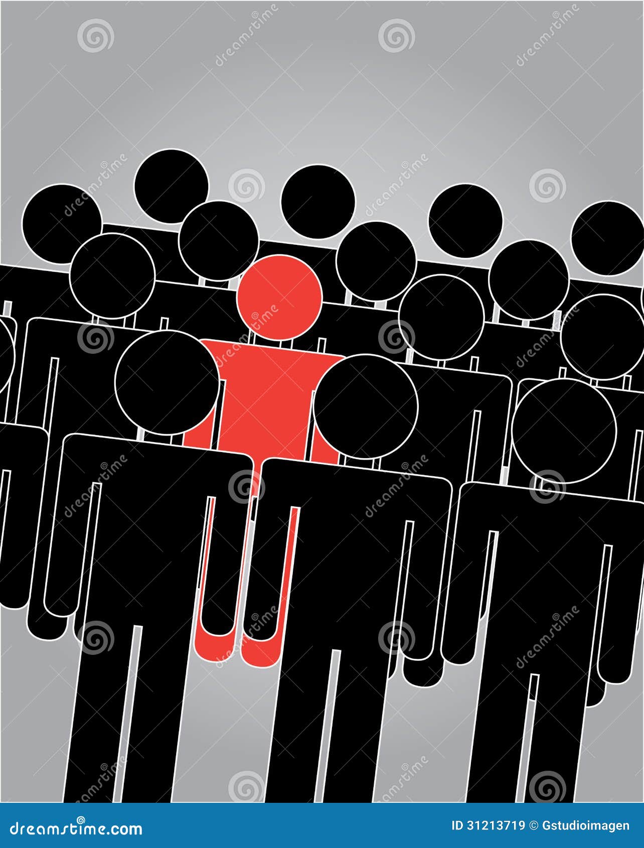 Silhouette different stock vector. Illustration of inimitably - 31213719