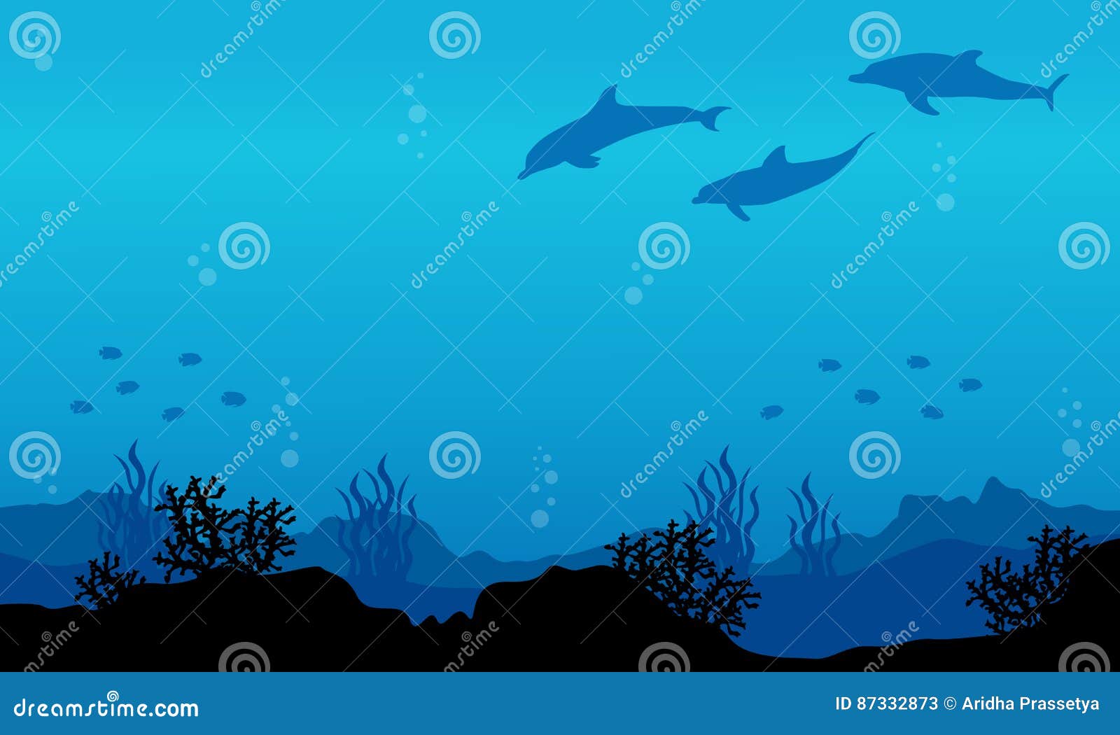 Underwater Silhouette