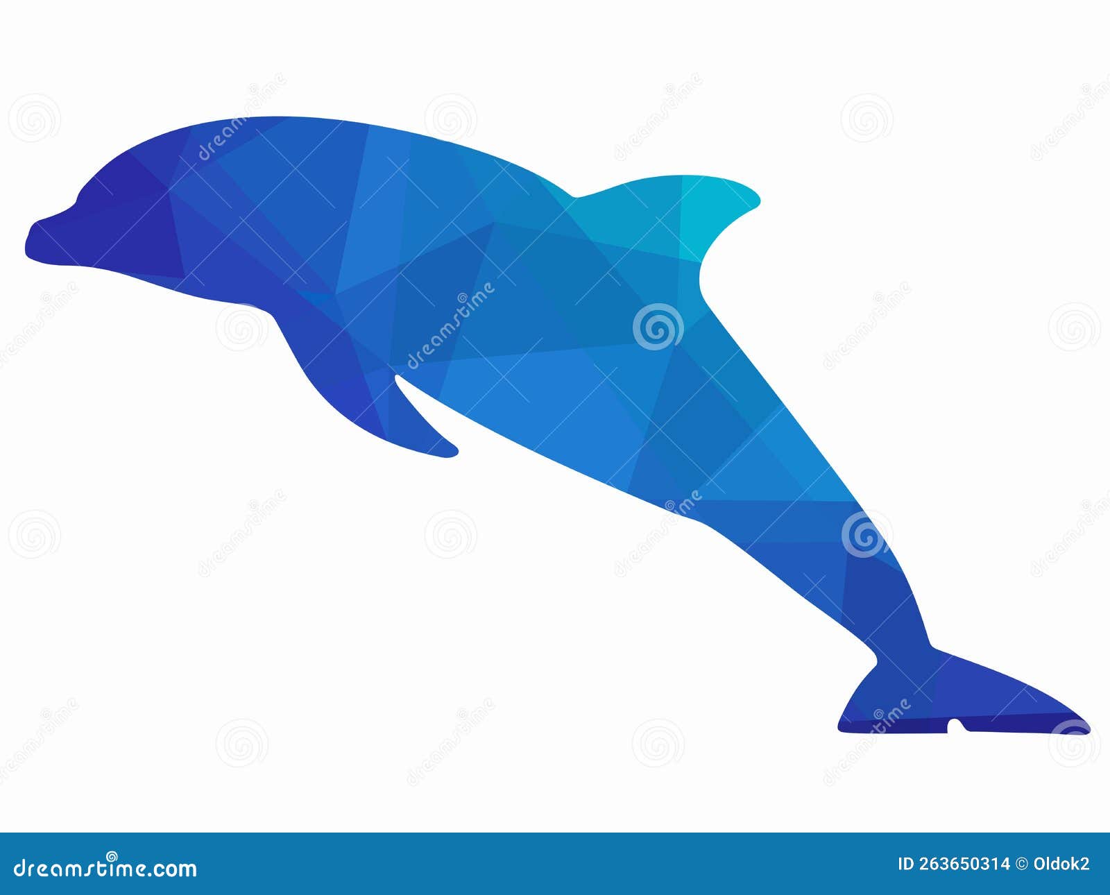 Silhouette Dolphin, Vector Draw Stock Vector - Illustration of cartoon ...