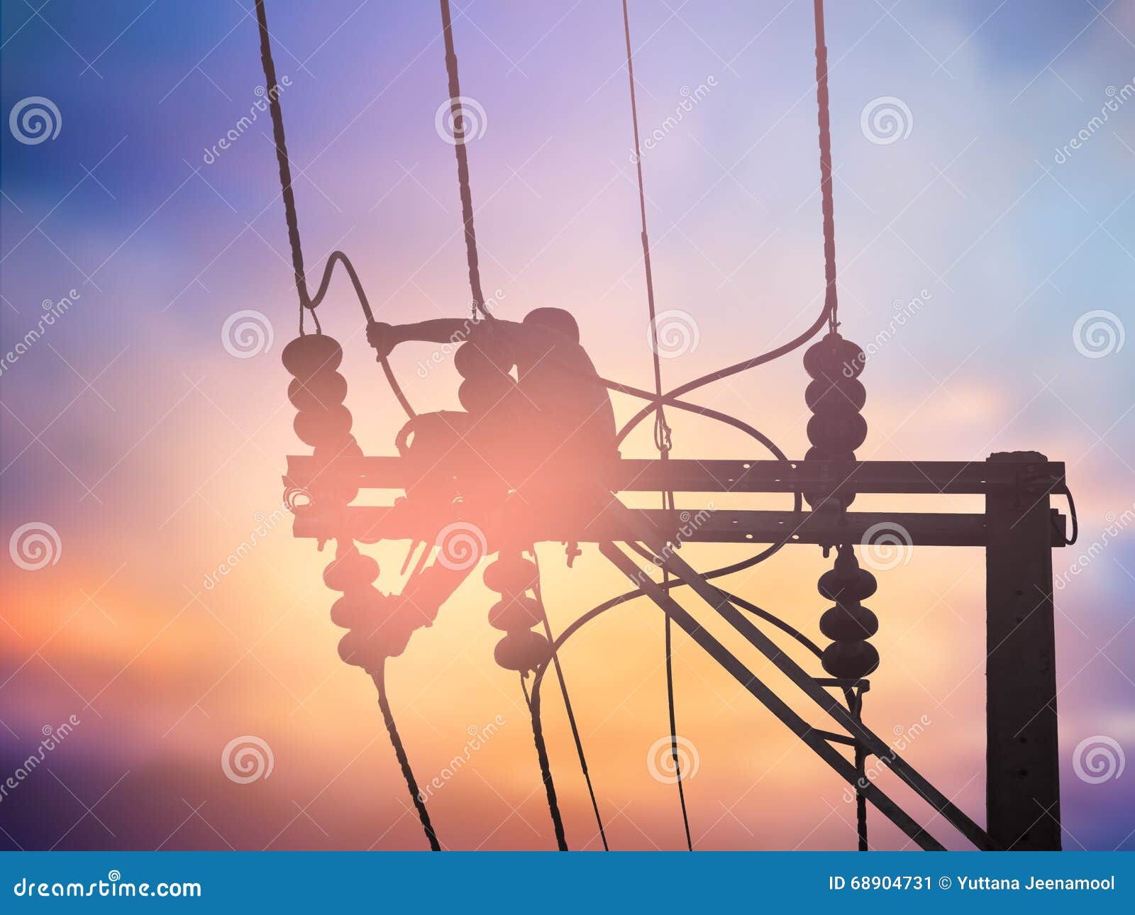 Odd Angles Of Electrical Conduits Captured In Black And White. Royalty ...