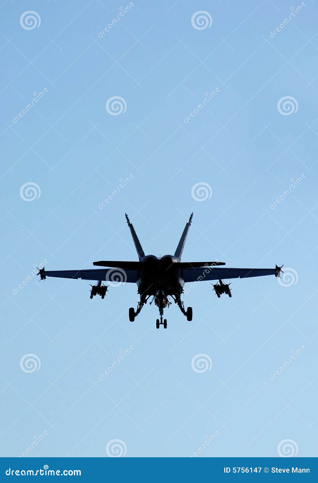 Silhouette F-18 image stock. Image du moteur, aile, armes - 5756147