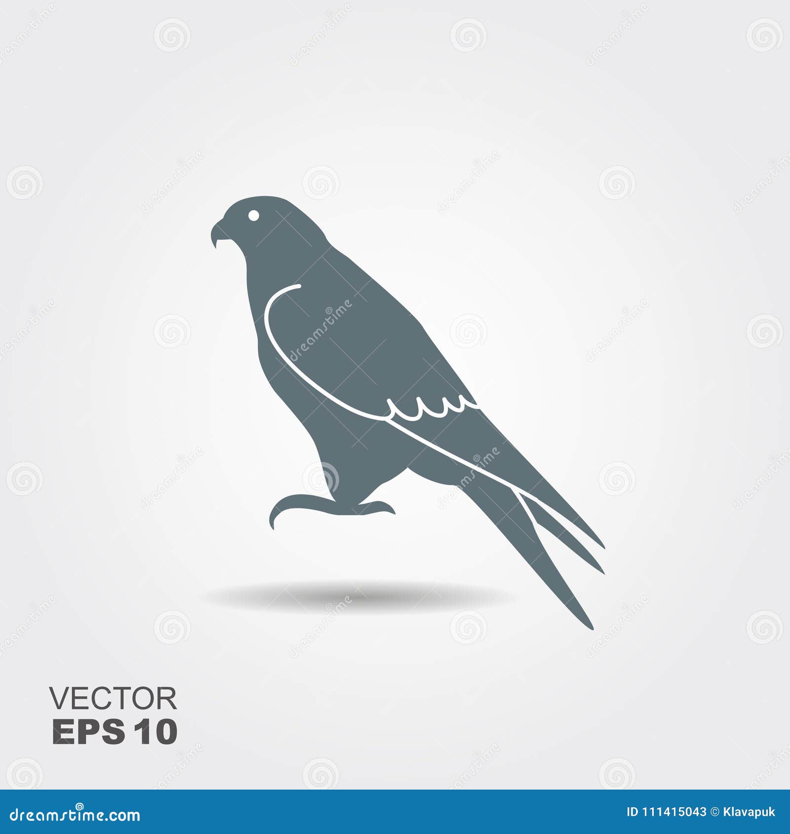 Falcon Icon - Vector Illustrator Stock Vector - Illustration of ...
