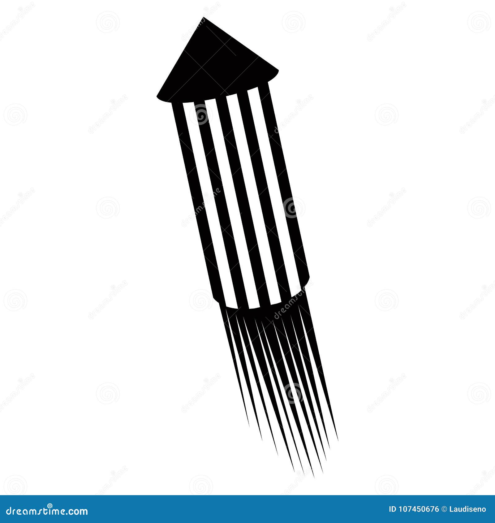 Firework rocket silhouette stock vector. Illustration of clipart ... Firework rocket silhouette stock vector. Illustration of clipart ...