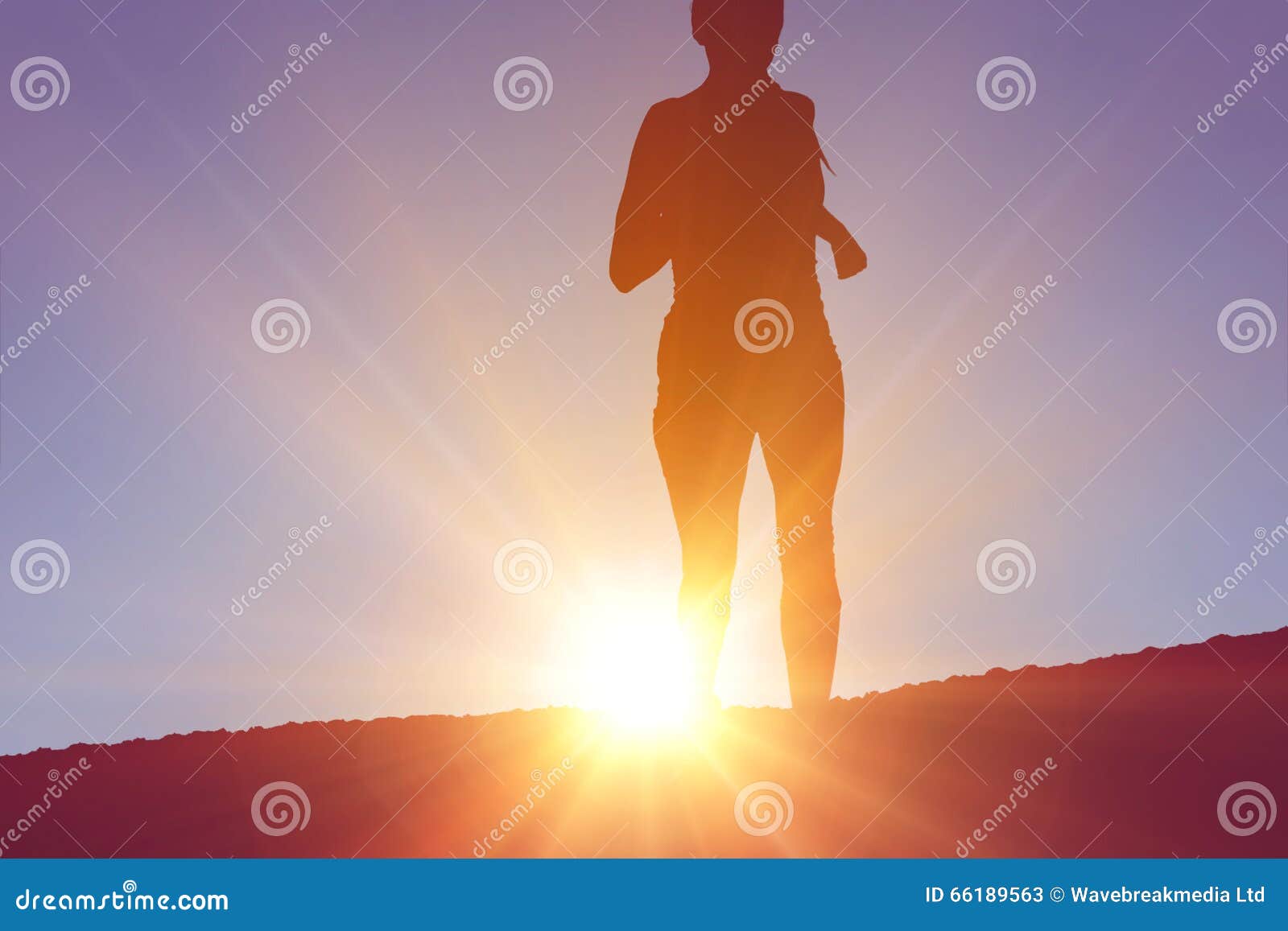 Silhouette of fit person stock illustration. Illustration of generated ...