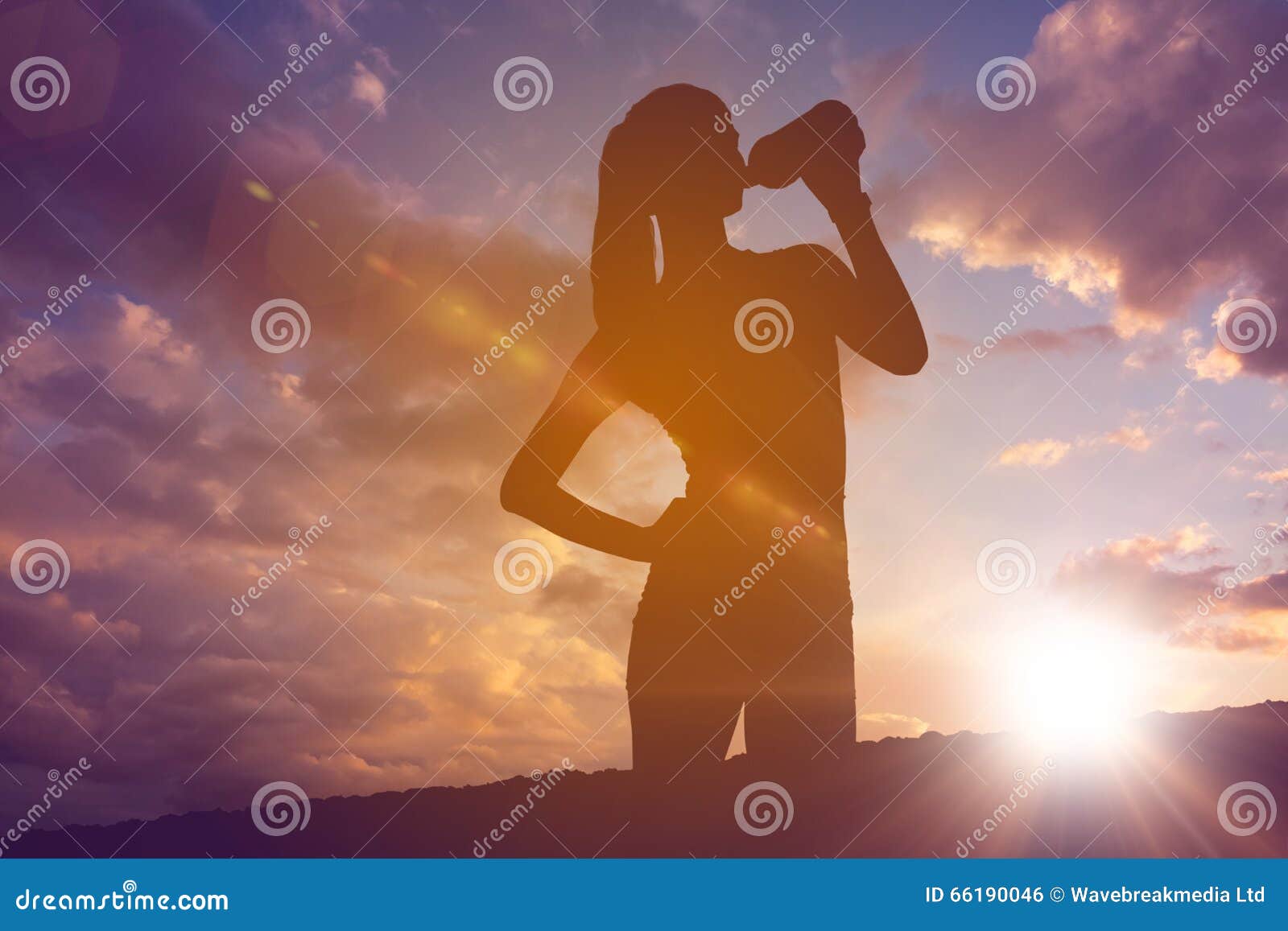Silhouette of fit person stock illustration. Illustration of caucasian ...