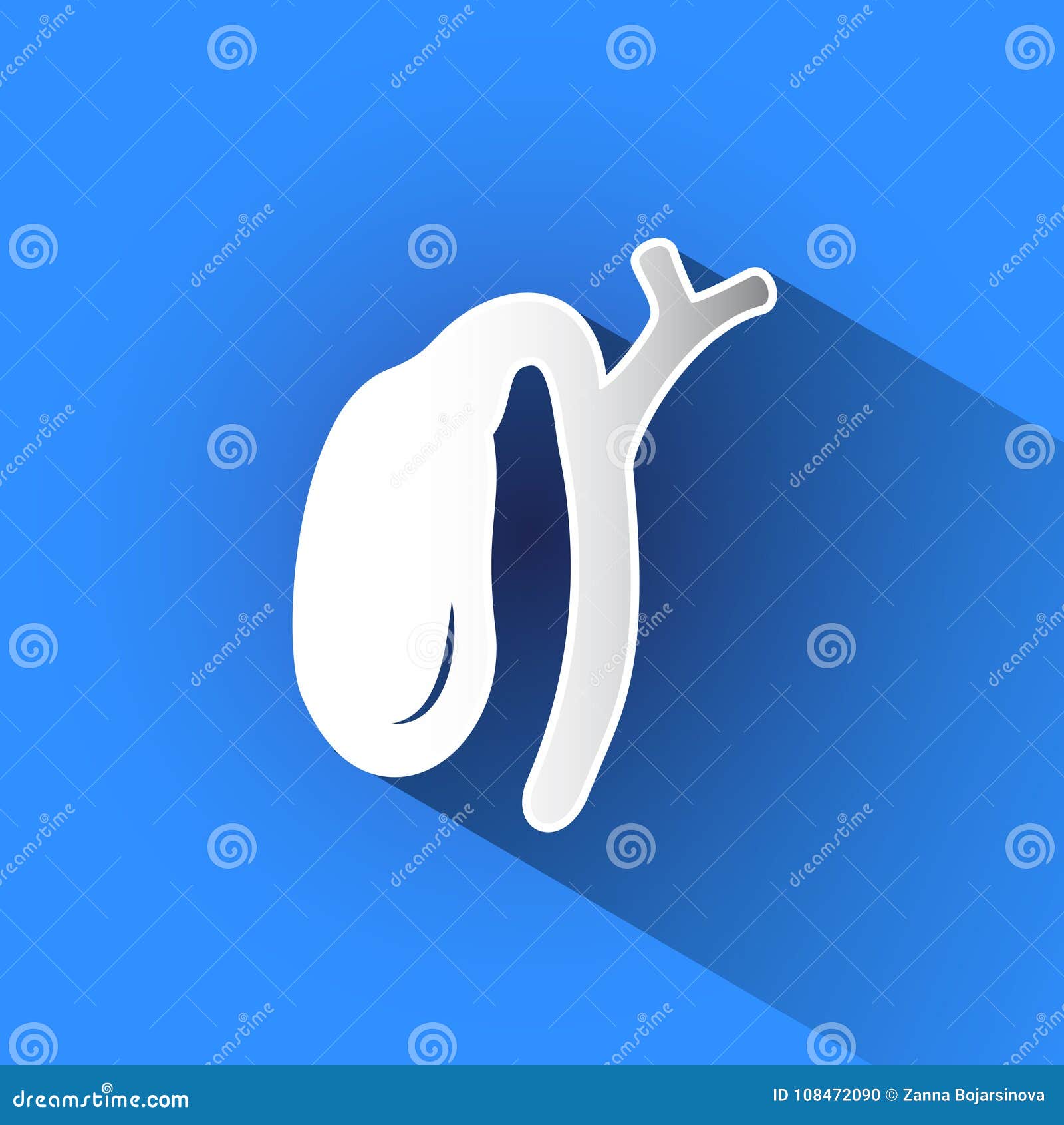 Gallstones Icon Vector Illustration | CartoonDealer.com #200898368