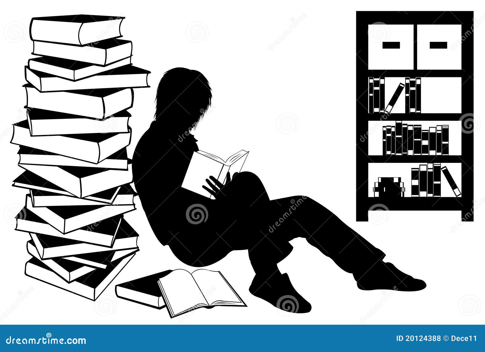 Book Set Silhouette, Book Set Silhouette Set, Cartoon Vector ... Book Set Silhouette, Book Set Silhouette Set, Cartoon Vector ...