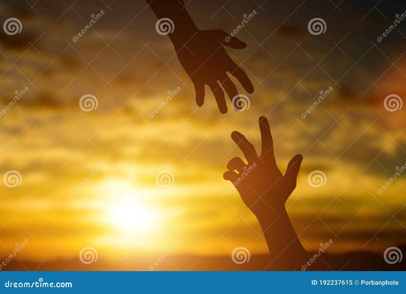 We Always Support Each Other. Multiracial Group Of People Holding Hands ...