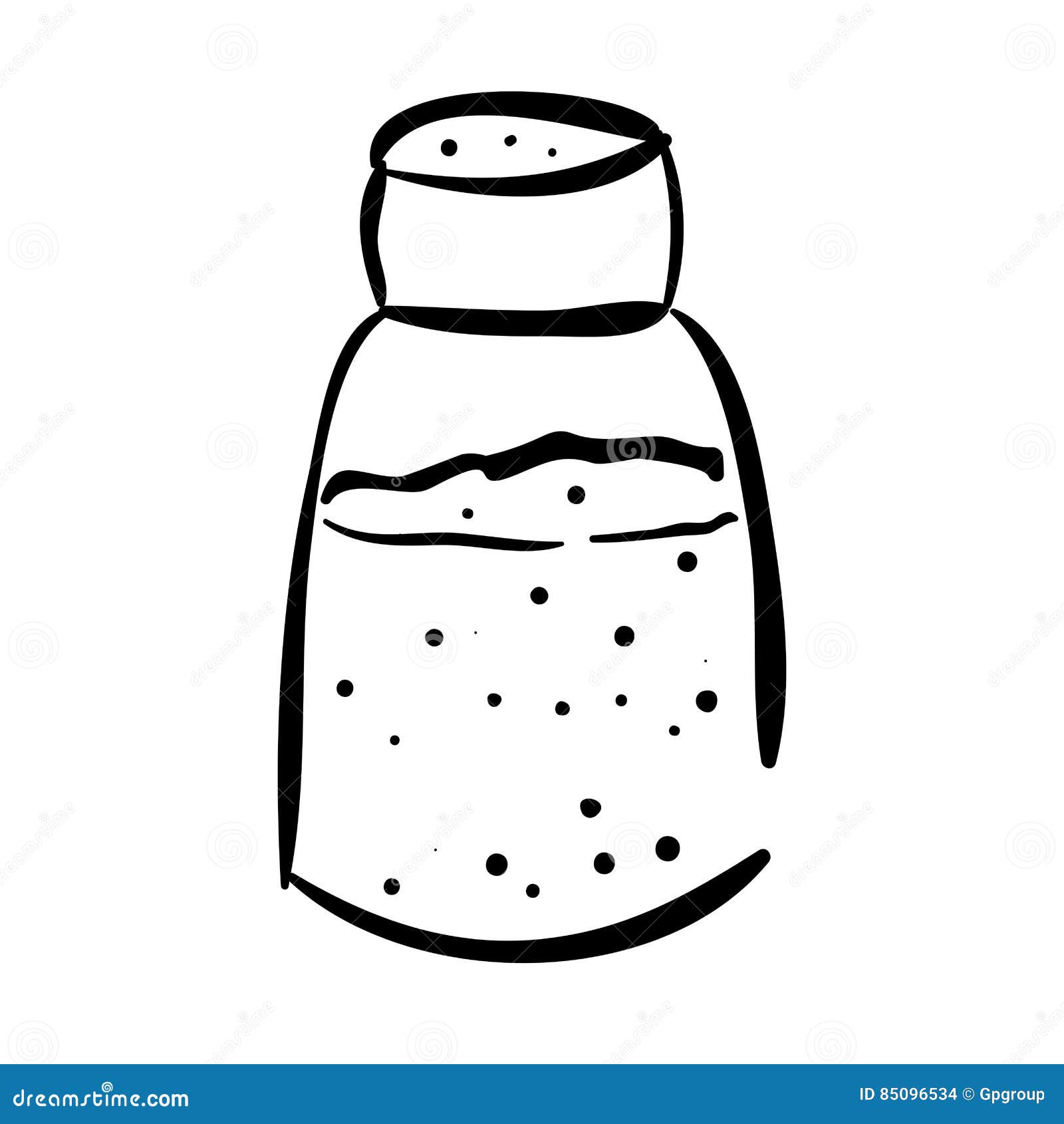 Salt Cellar Silhouette Stock Illustrations – 16 Salt Cellar Silhouette ...