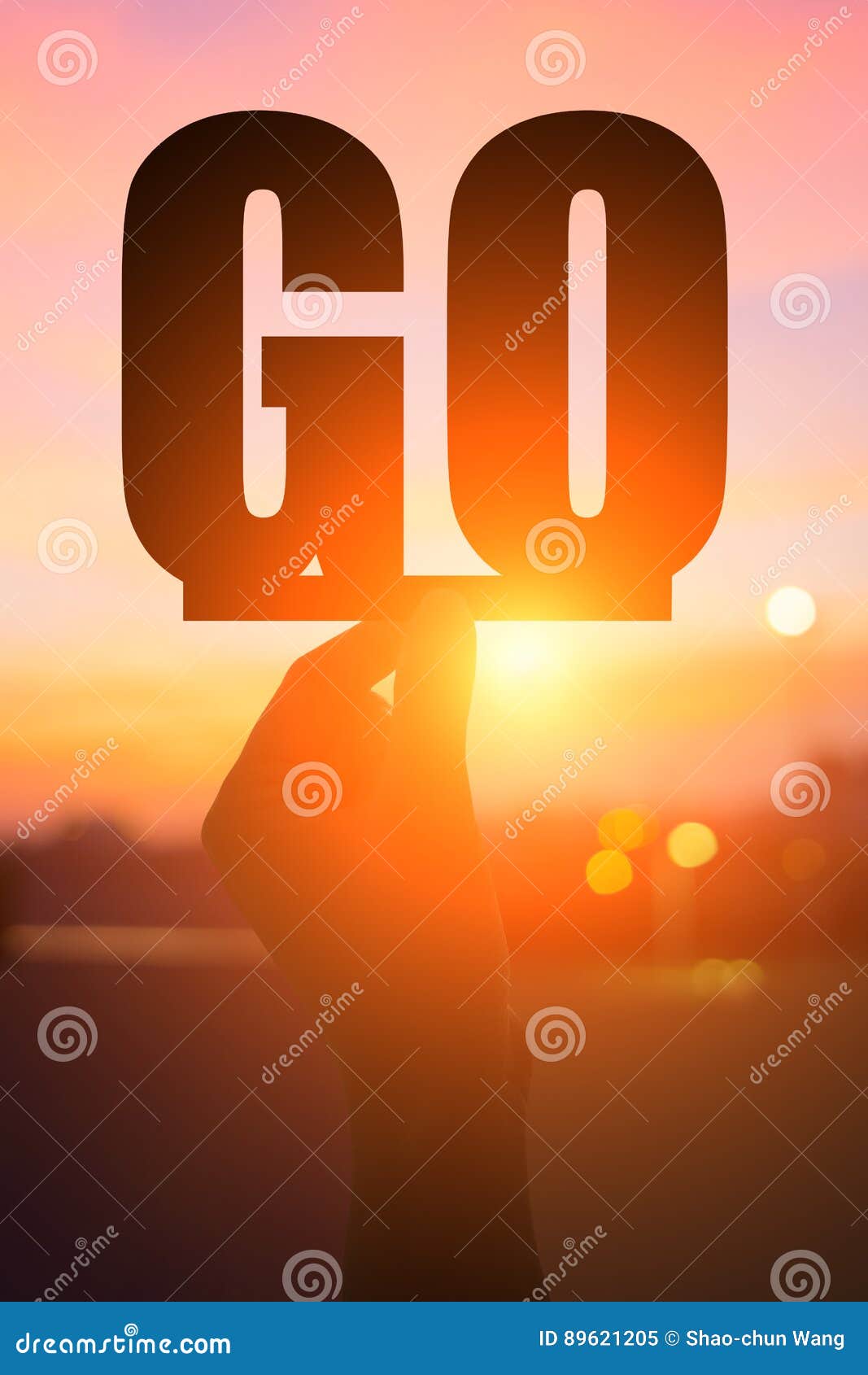 Silhouette go word stock image. Image of silhouette, start - 89621205