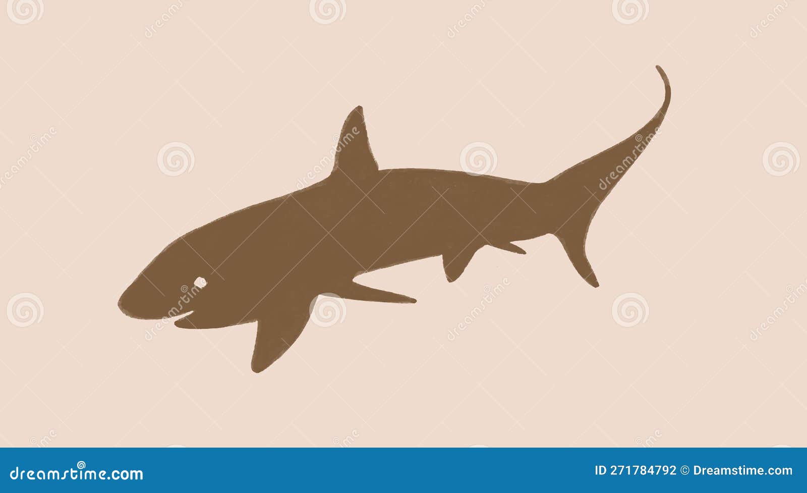 Silhouette Graphique Vintage De Requin Illustration de Vecteur ...