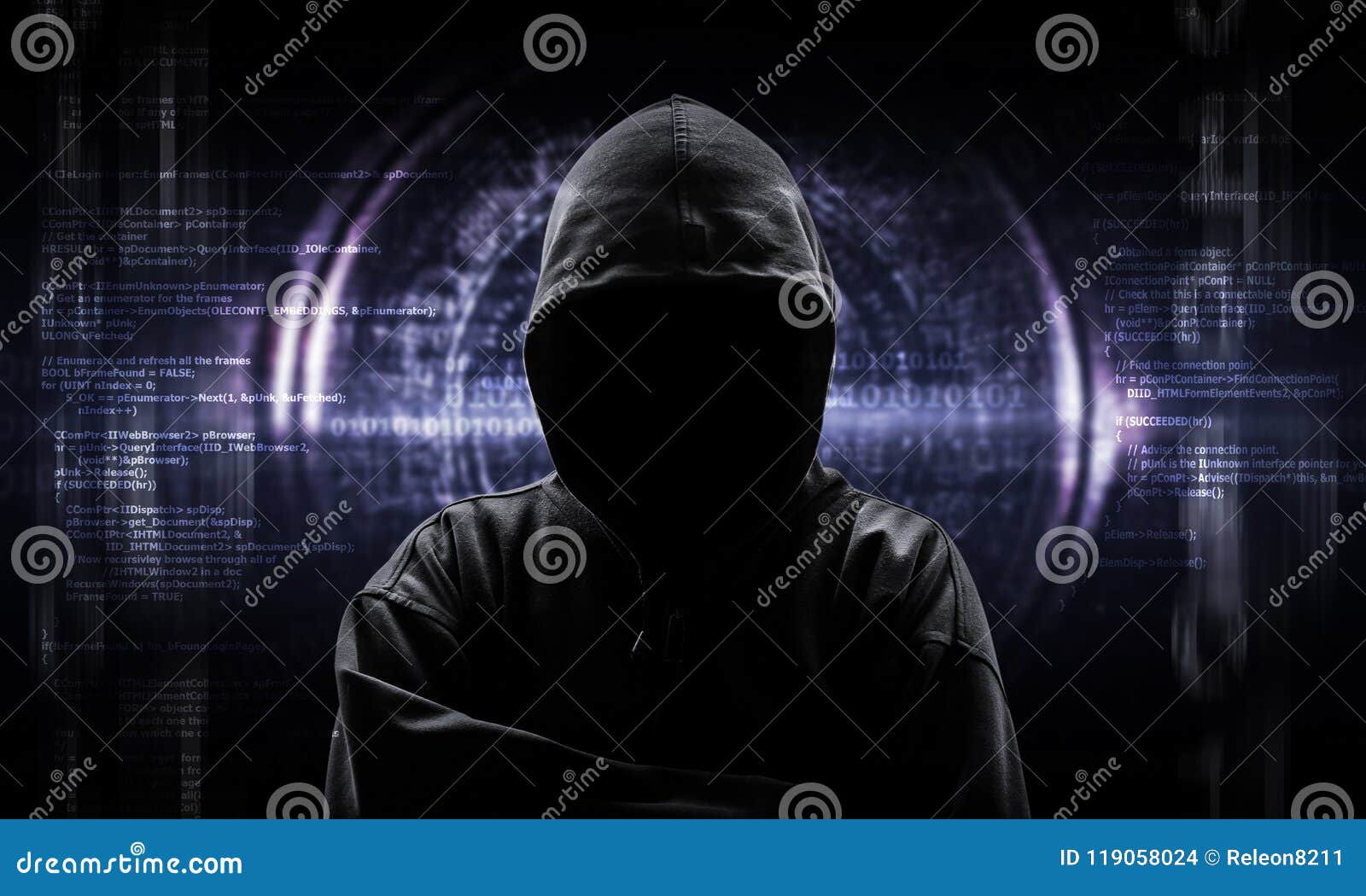 Silhouette of a Hacker Binary Codes Stock Photo - Image of data, number ... Silhouette of a Hacker Binary Codes Stock Photo - Image of data, number ...