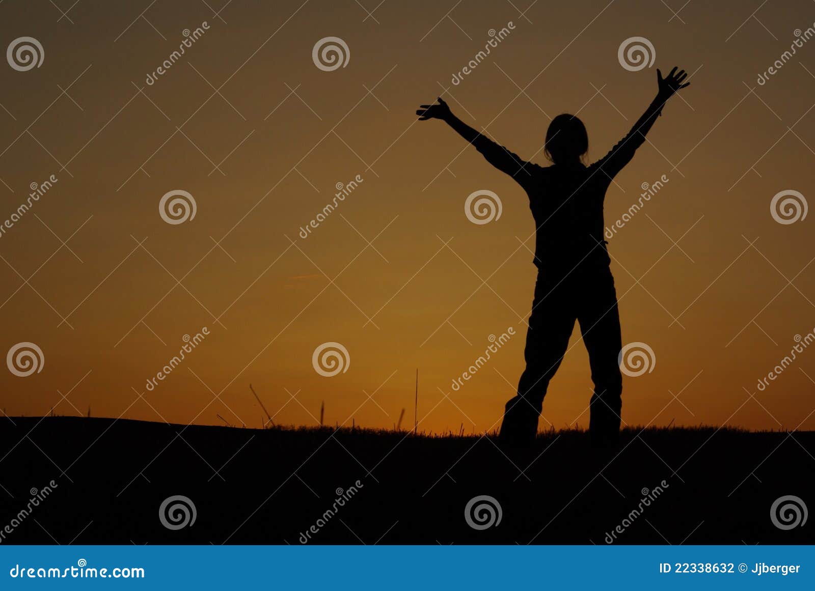 Silhouette hands in air stock photo. Image of orange - 22338632