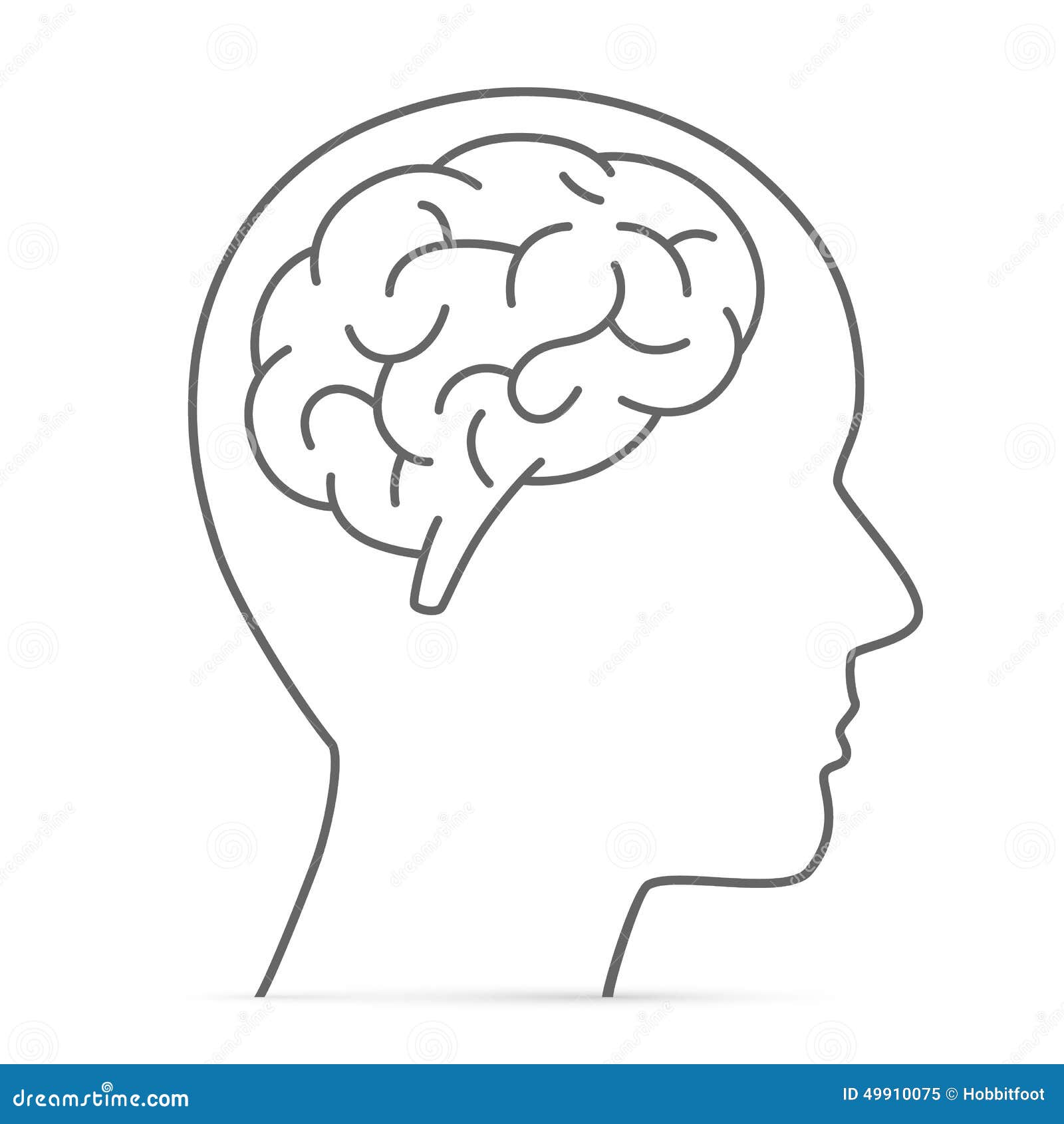 Silhouette Head with the Brain Stock Vector - Illustration of creative ... Silhouette Head with the Brain Stock Vector - Illustration of creative ...