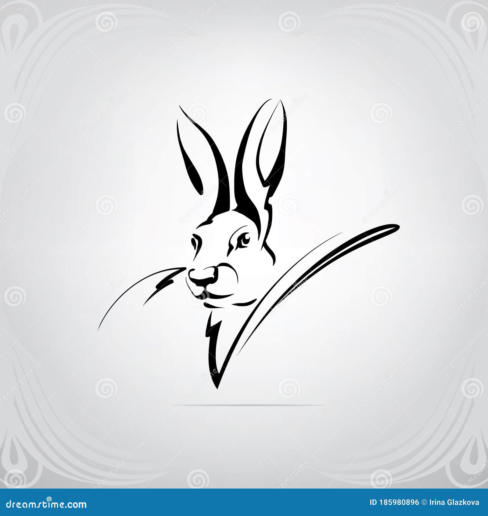 Sad Hare Cartoon Vector | CartoonDealer.com #12913659