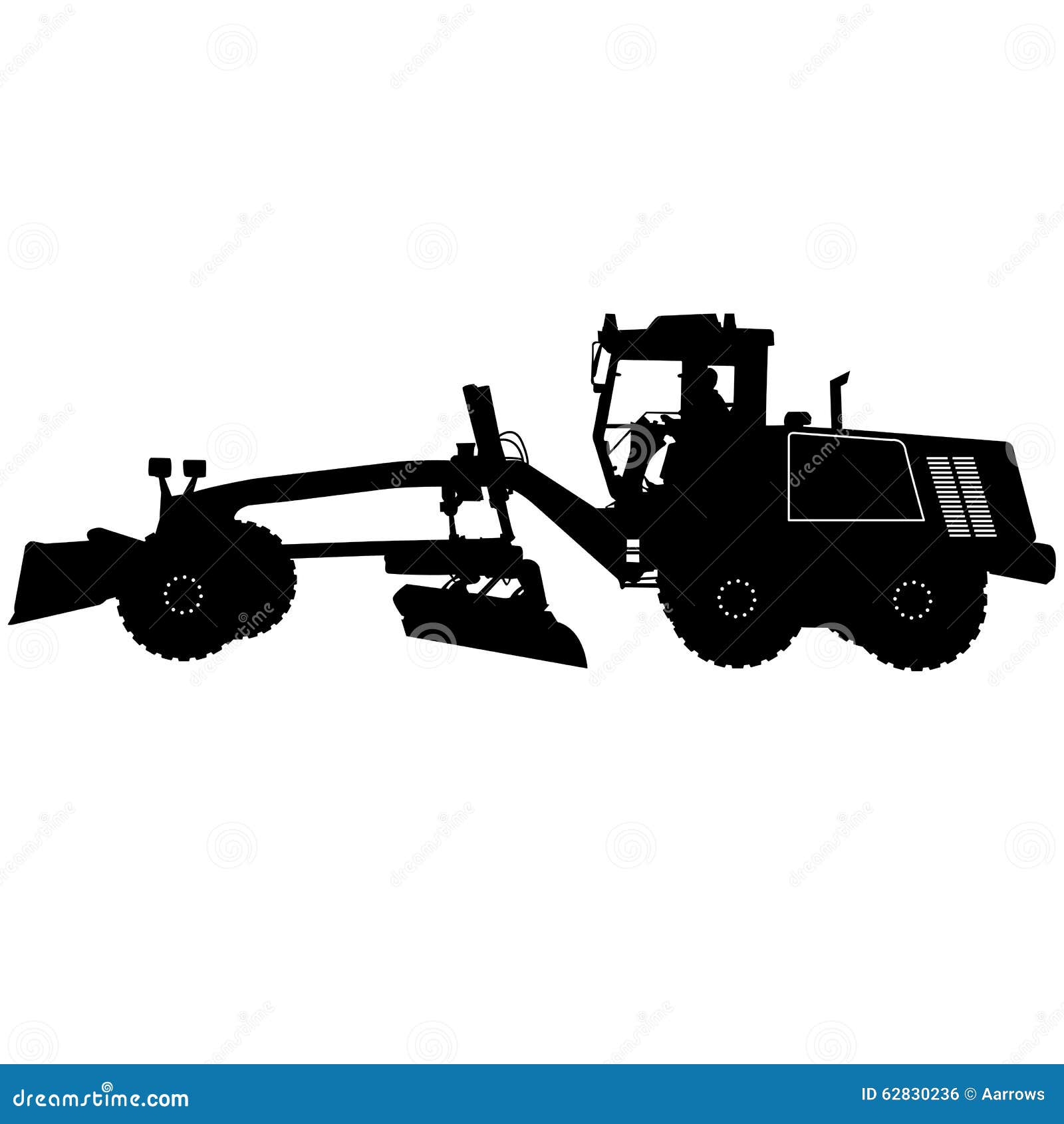 Road Grader. Vector | CartoonDealer.com #107220435