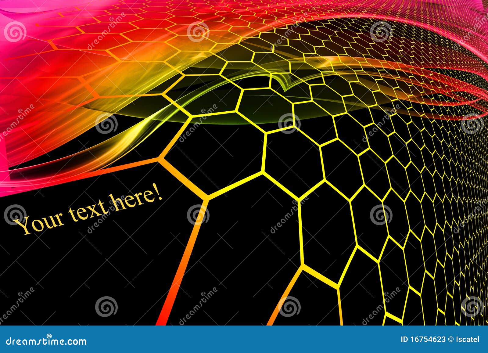 Silhouette Hexagonal Grid Pattern Stock Illustration - Illustration of ...
