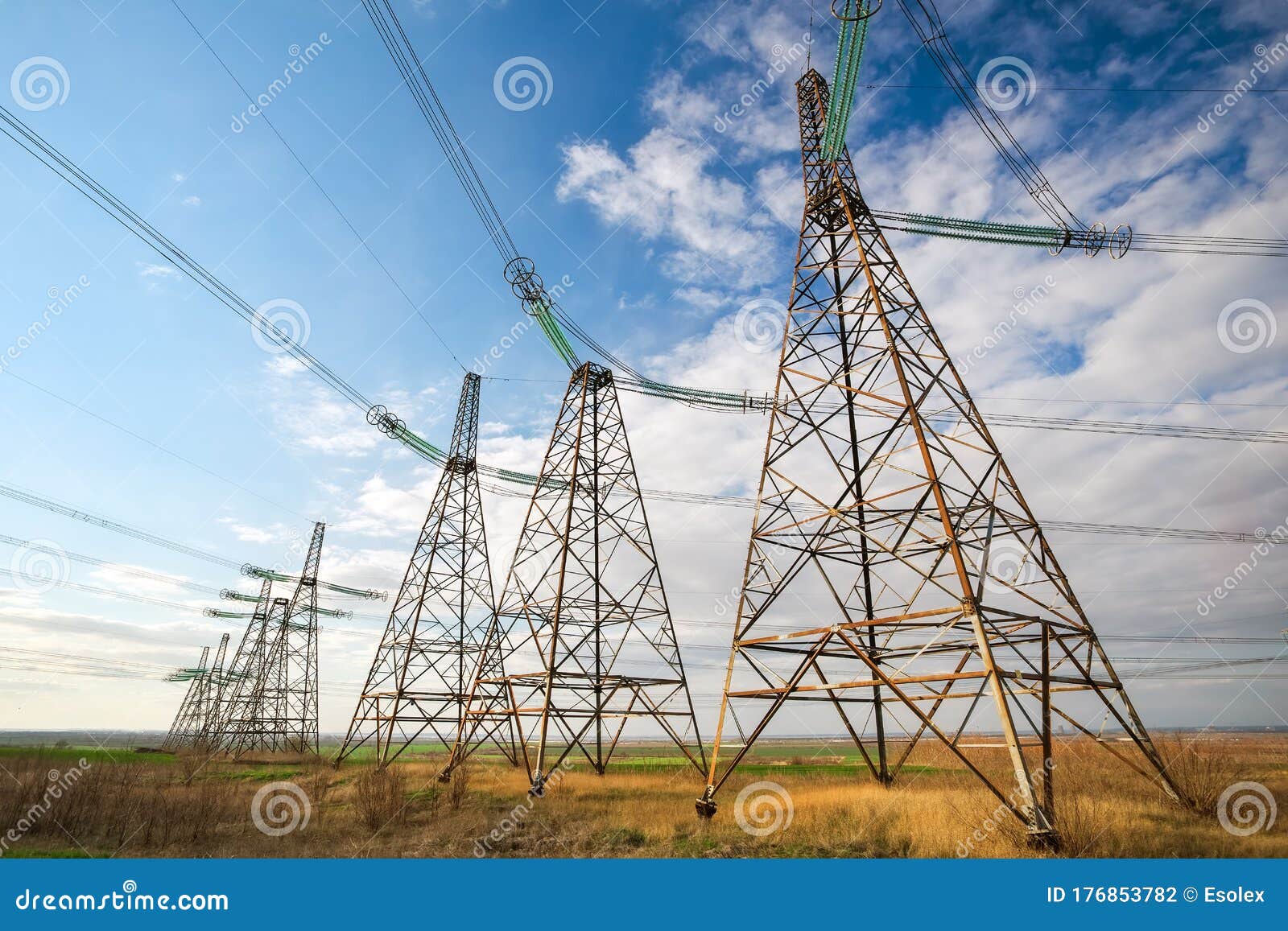 Silhouette High Voltage Electric Towers. High-voltage Power Lines Stock ... Silhouette High Voltage Electric Towers. High-voltage Power Lines Stock ...