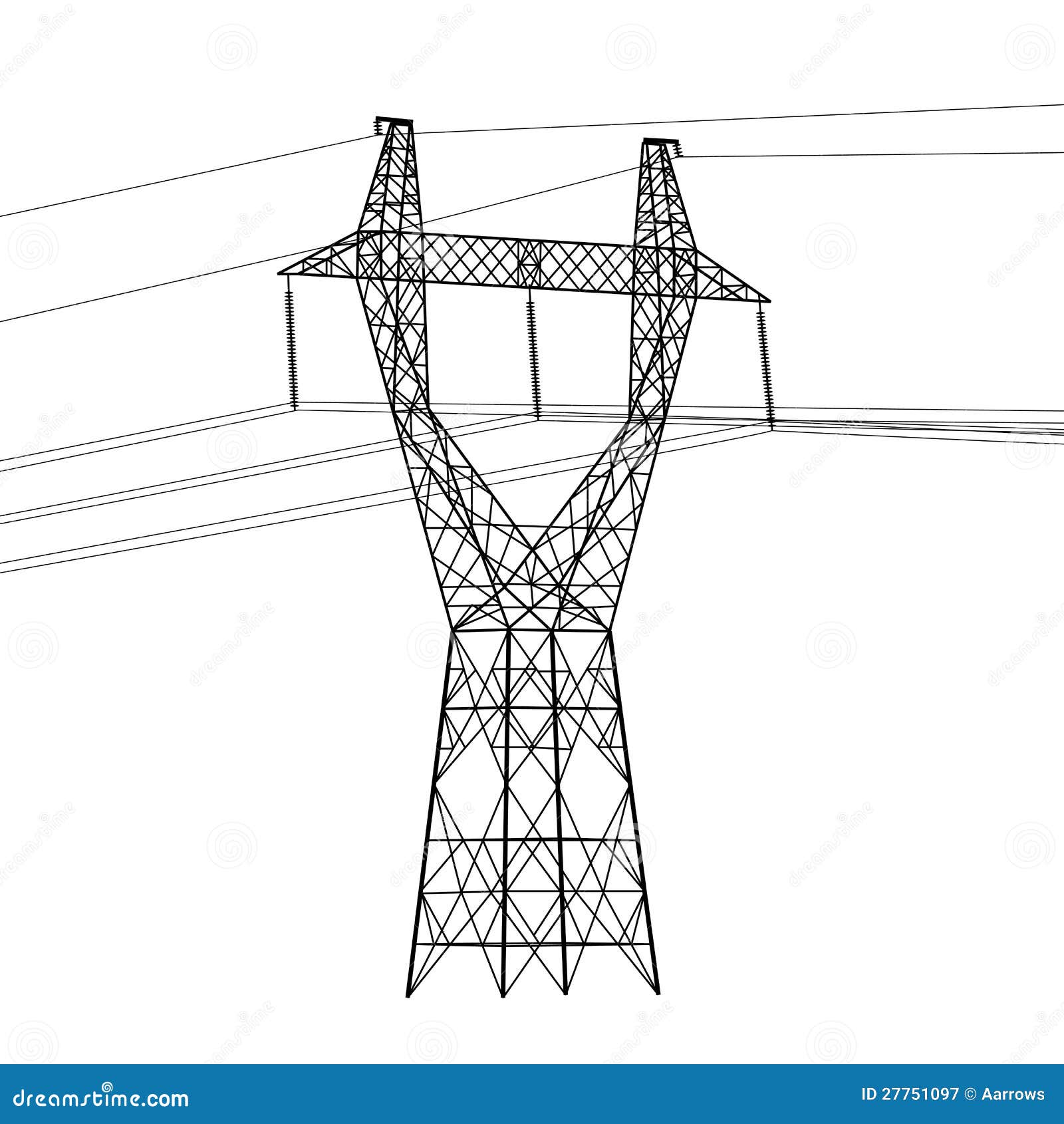 Power Lines Silhouette