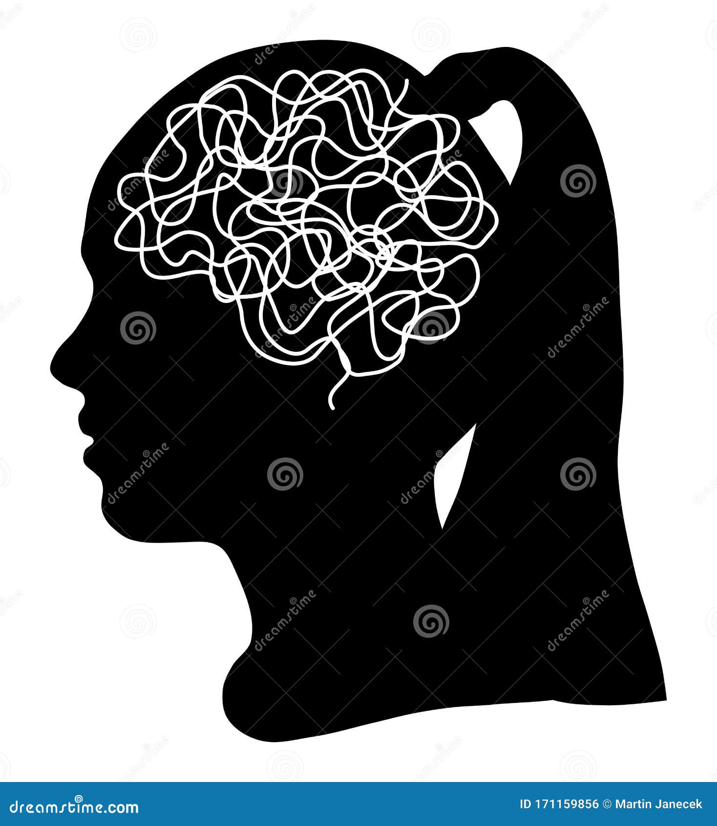 Human Mind Silhouette