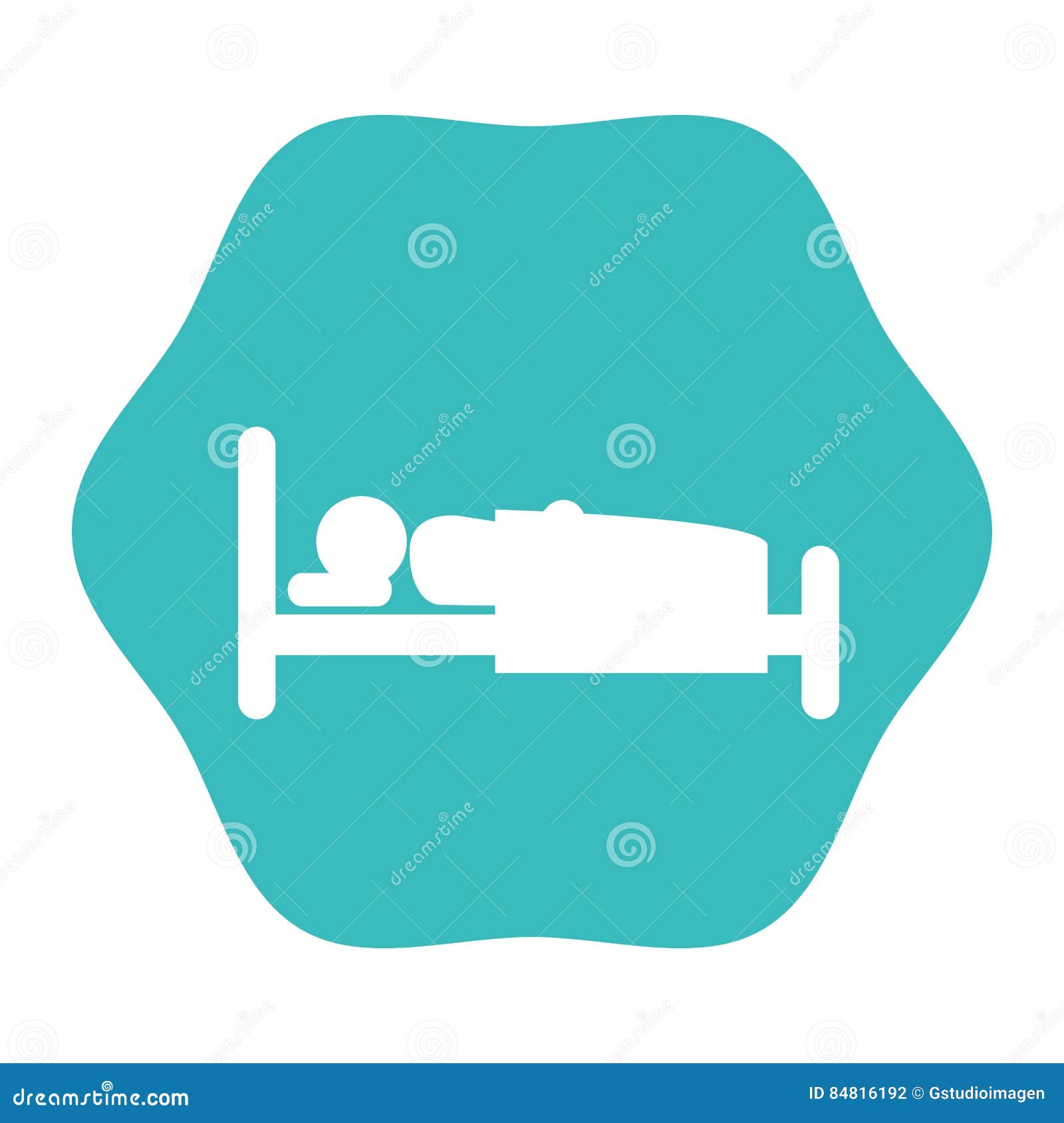 Silhouette Human Sleeping Icon Stock Illustration - Illustration of ...