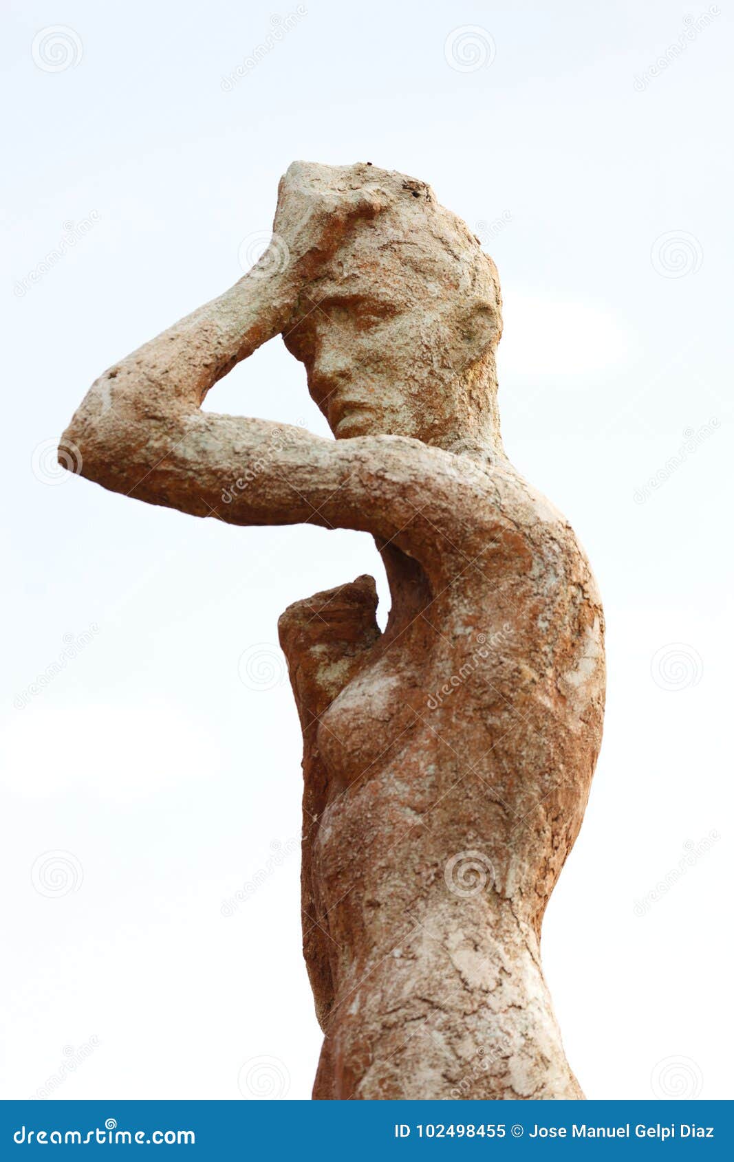 Silhouette Of Human Statues Of Stone Editorial Image | CartoonDealer ...