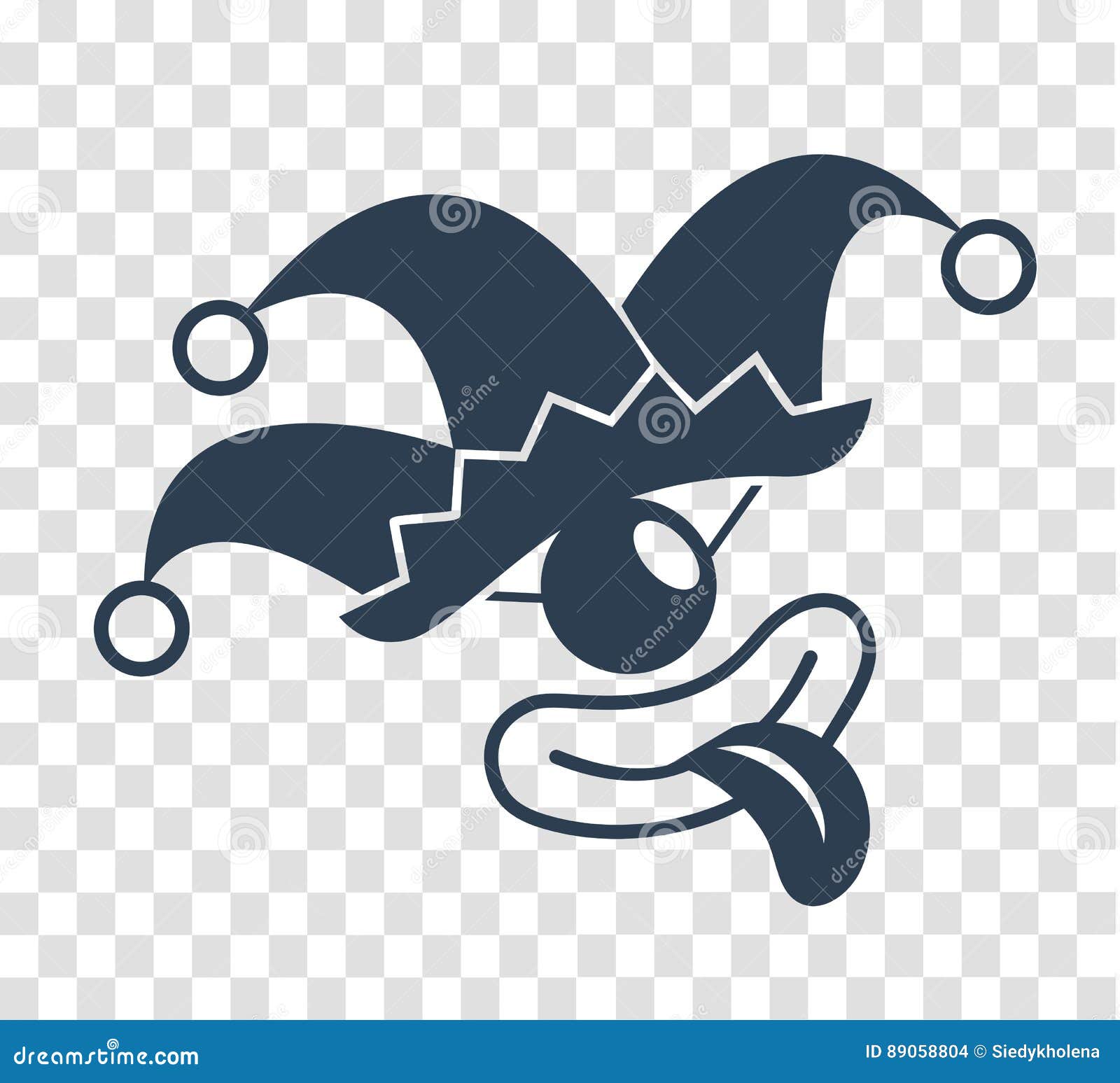 Silhouette Jester Hat Vector Illustration | CartoonDealer.com #46334754