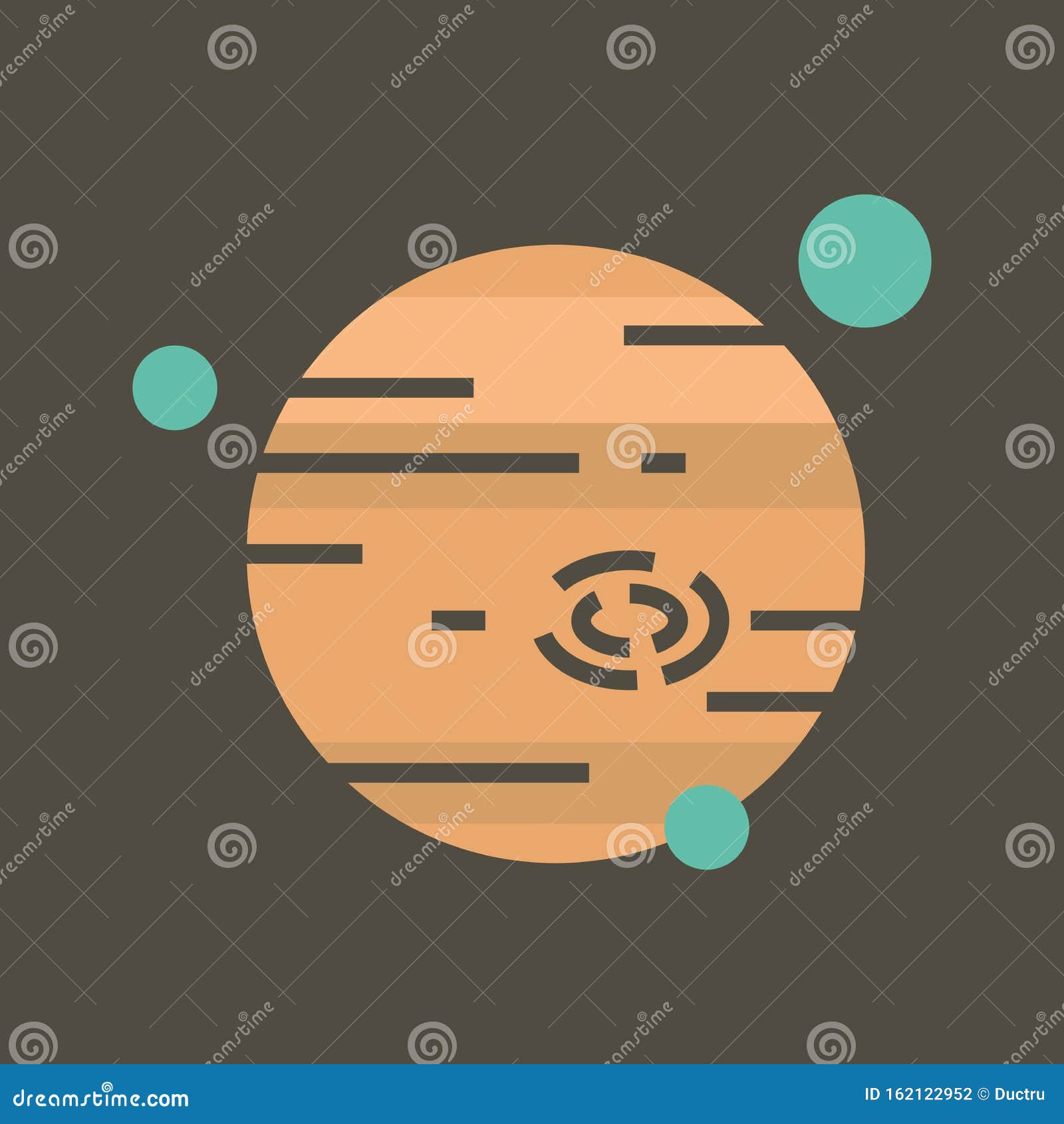 Simple Vector Illustration with Ability To Change. Silhouette Icon ...