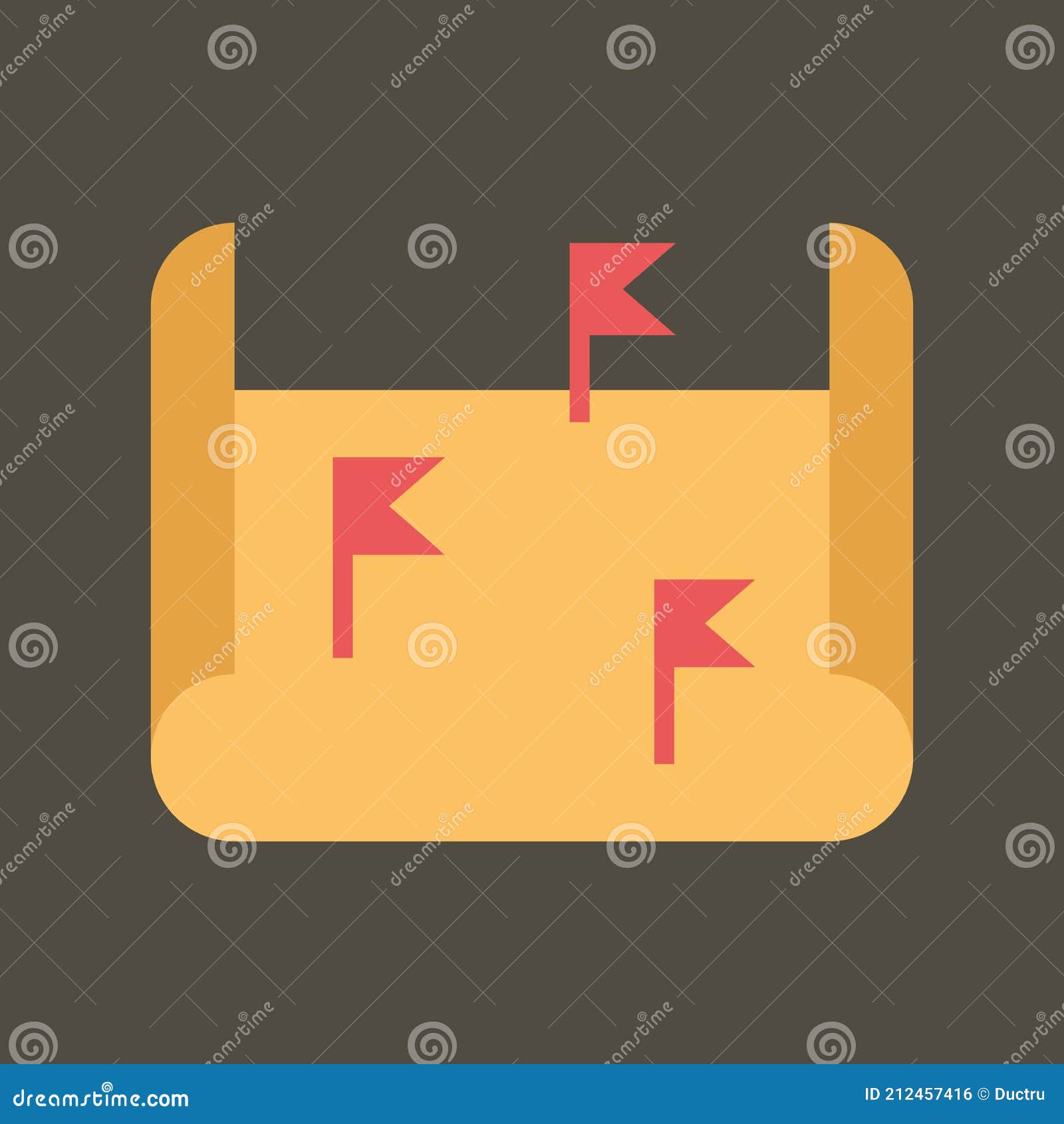 Silhouette Icon Plan on Paper Stock Vector - Illustration of ability ...