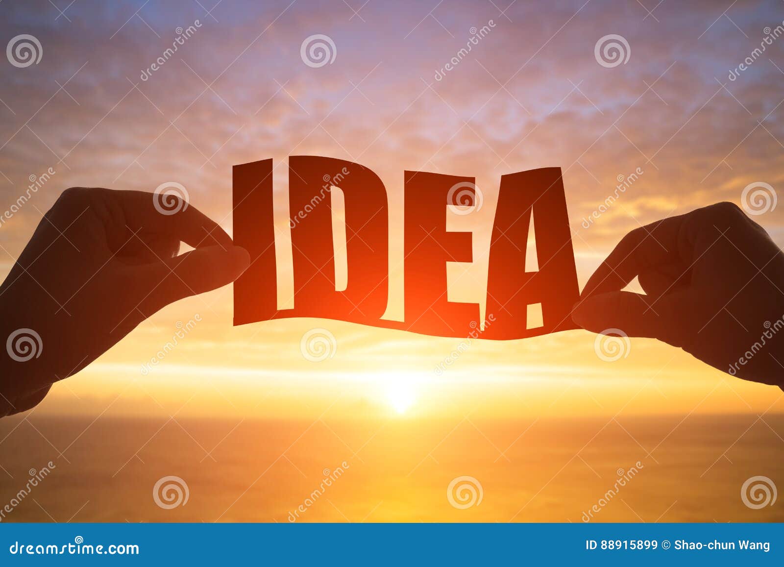 Silhouette of idea word stock image. Image of invention - 88915899