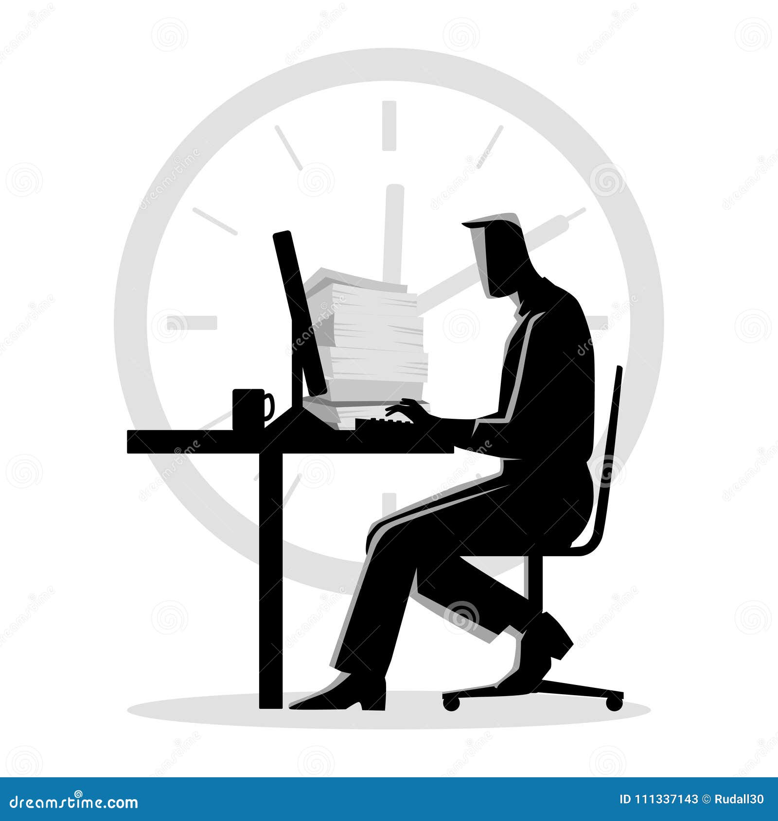 Overtime Cartoons, Illustrations & Vector Stock Images - 5780 Pictures ...