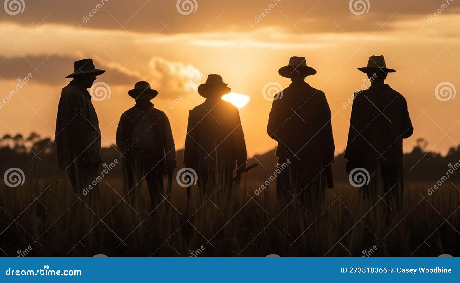 Farmers Group With Crops. Tireless Male And Female Rancher Characters ...