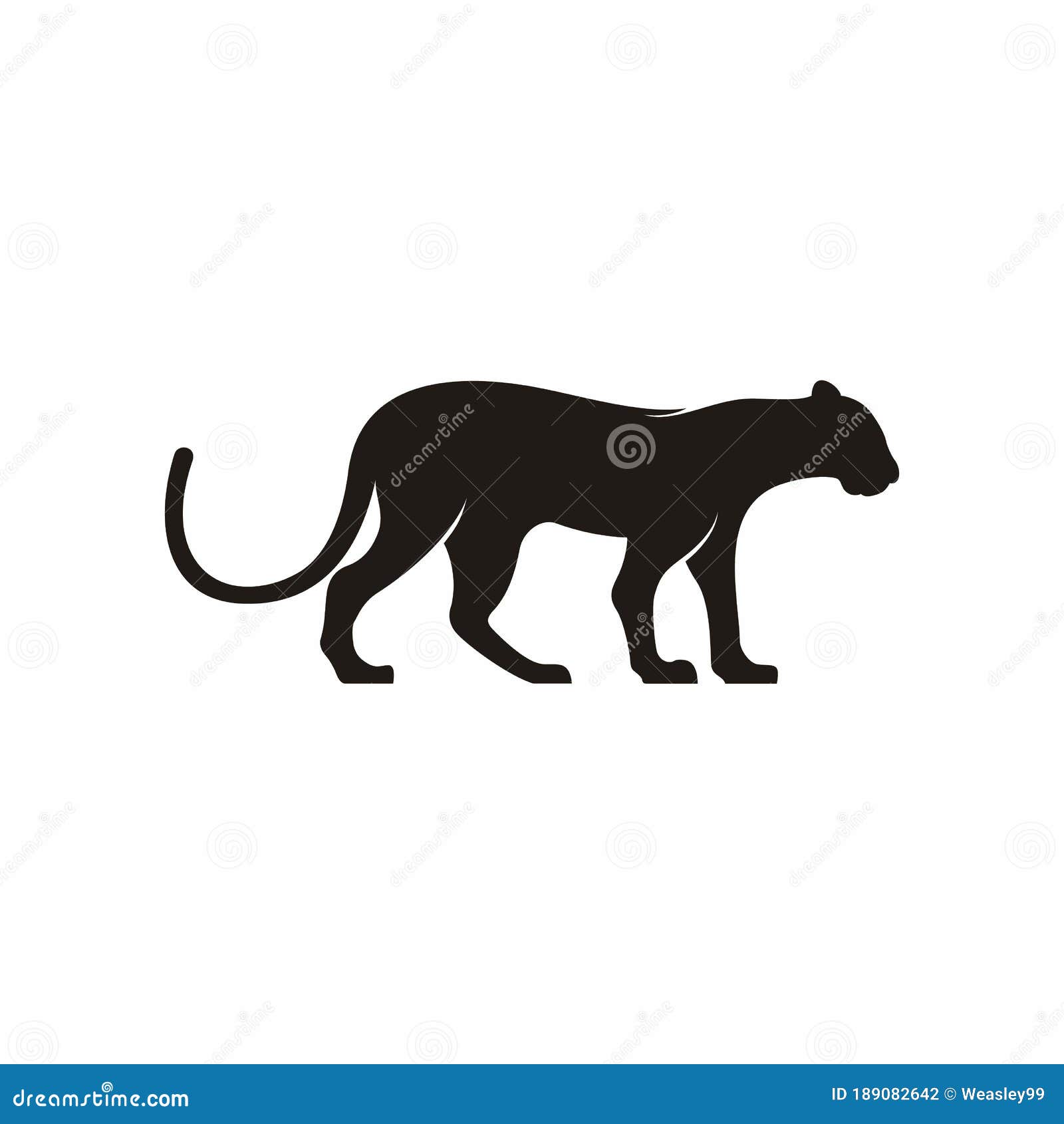 Leopard Logo Vector Illustration Design Template, Puma Lion Panther ...