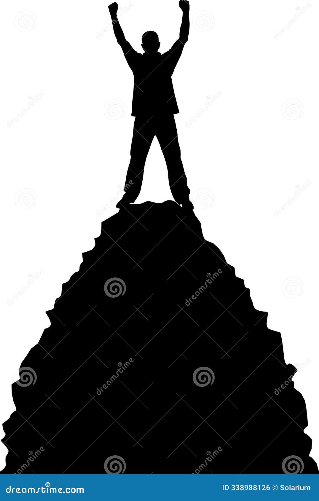 Conquerorgv stock vector. Illustration of arms, challenger - 338988126