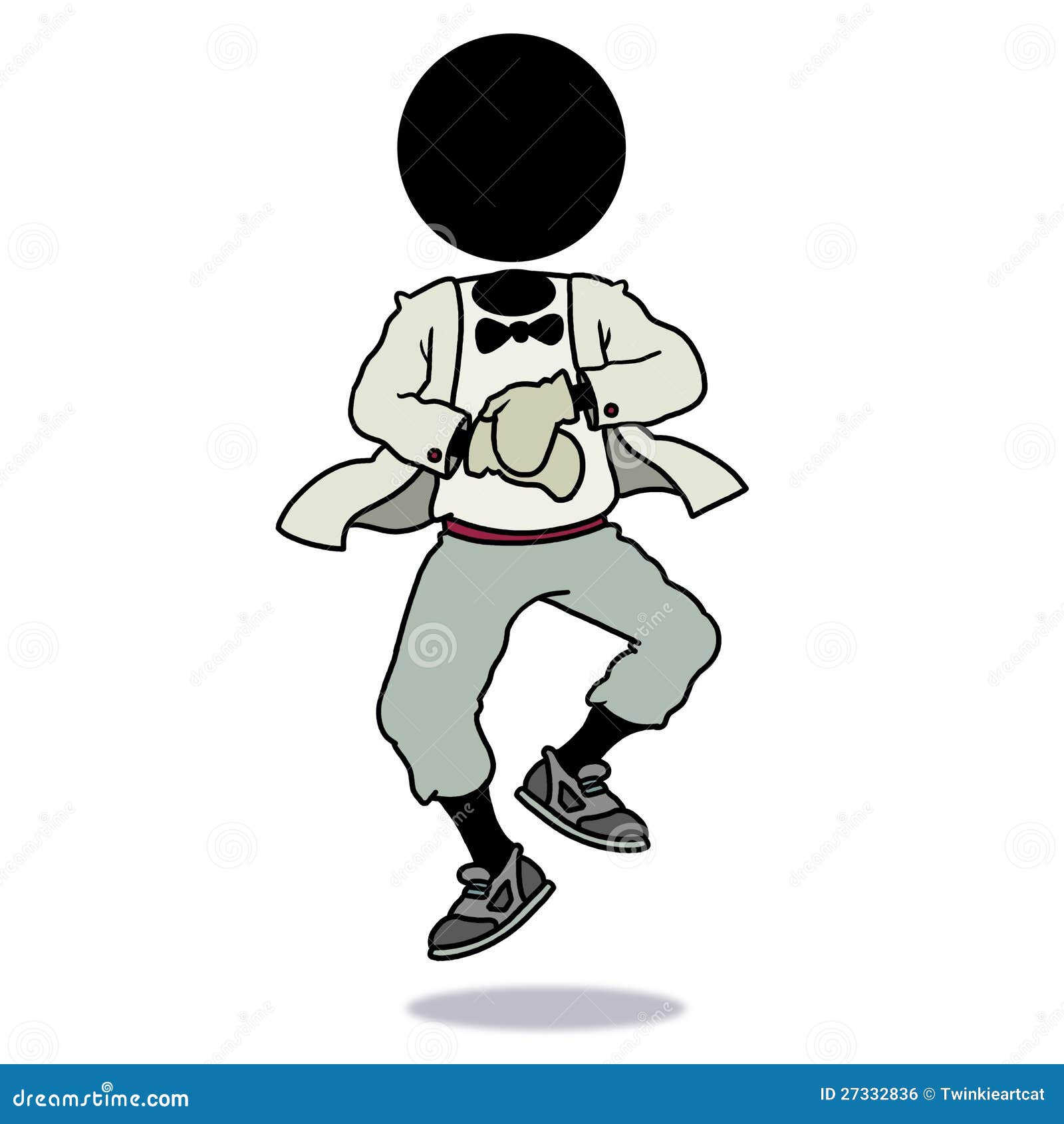 Gangnam Style Dance Vector Illustration | CartoonDealer.com #31018640