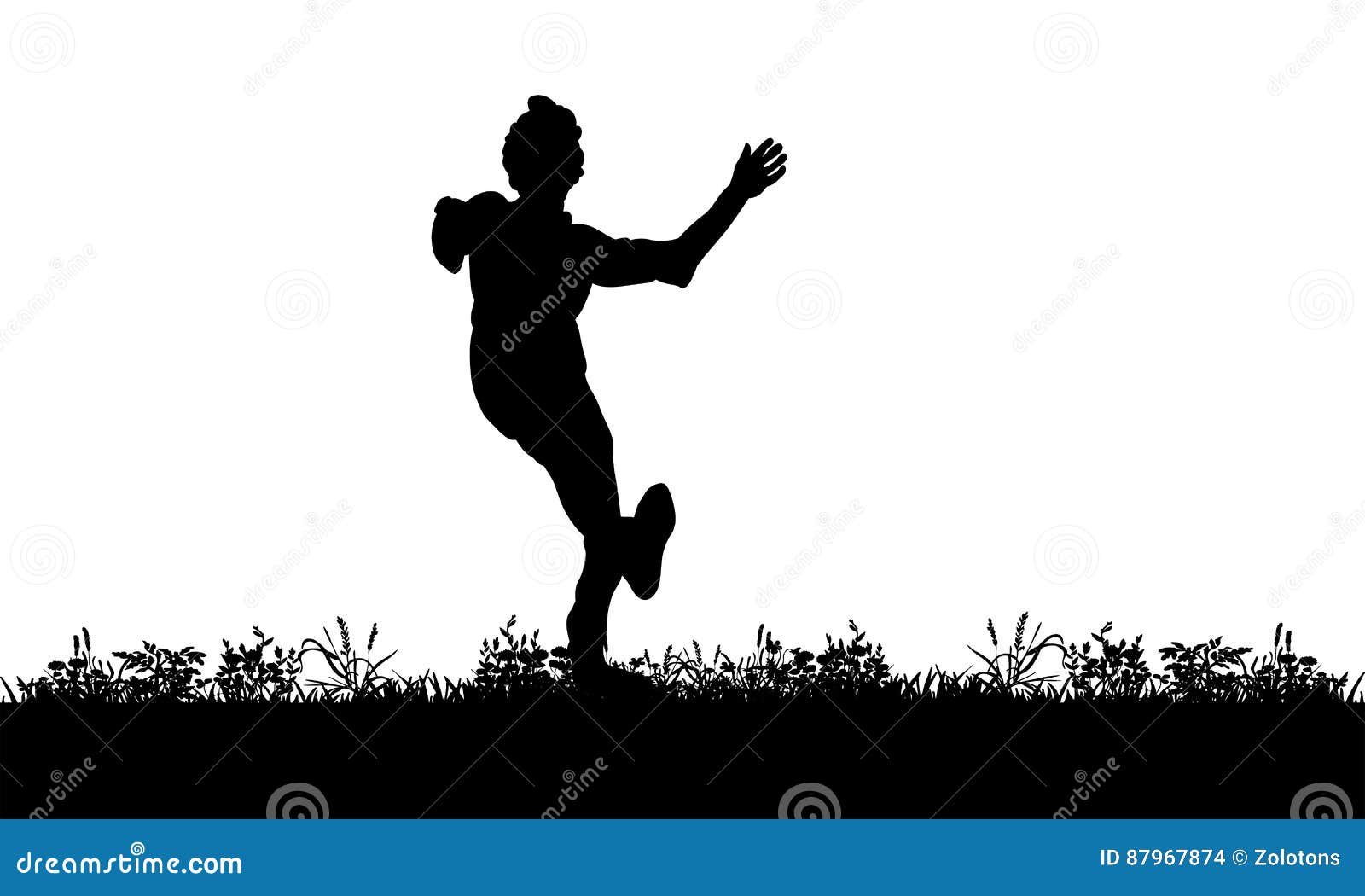 Man Falls Down From A Height. Man Fall On A Jump. 3D Model Of Man ...