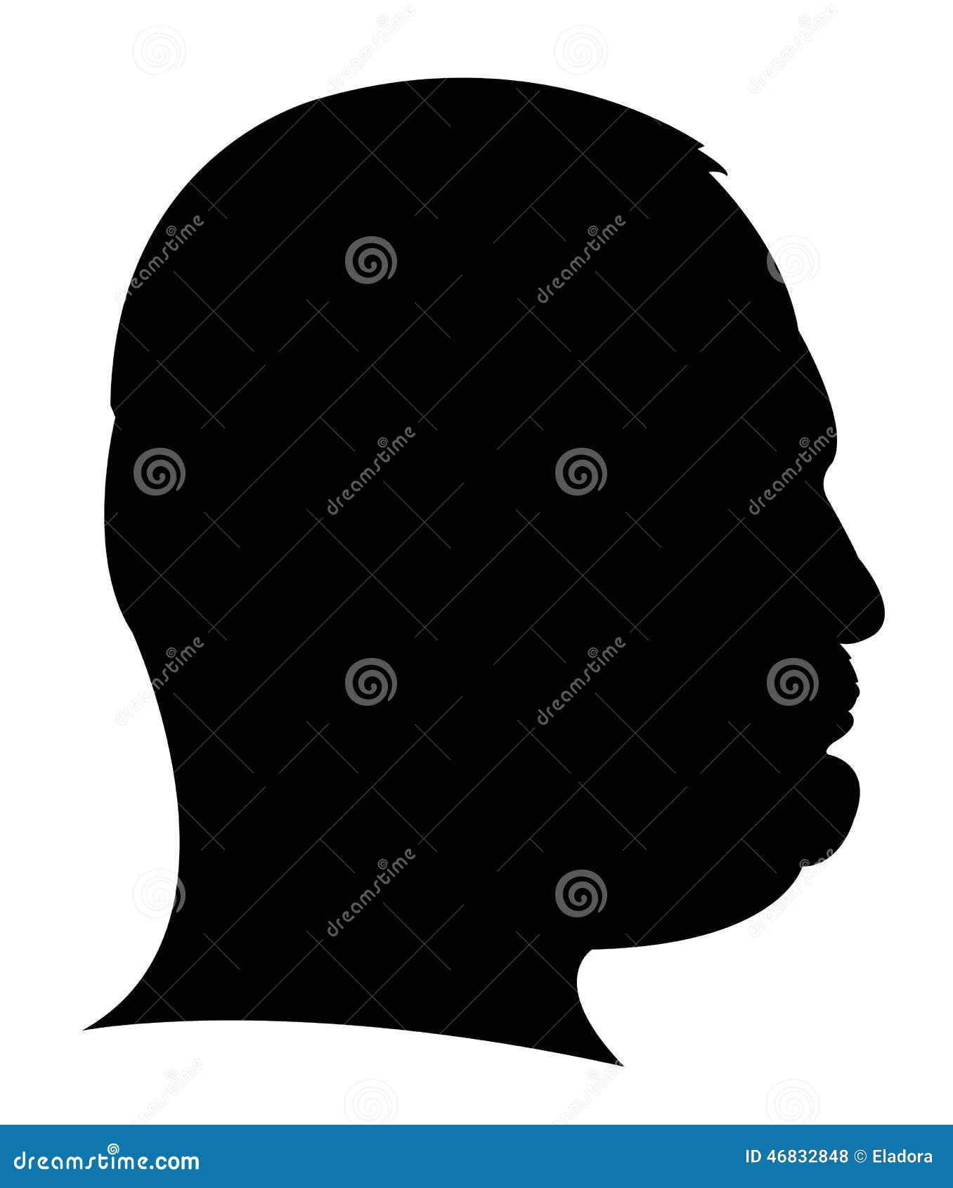 Man Head Vector