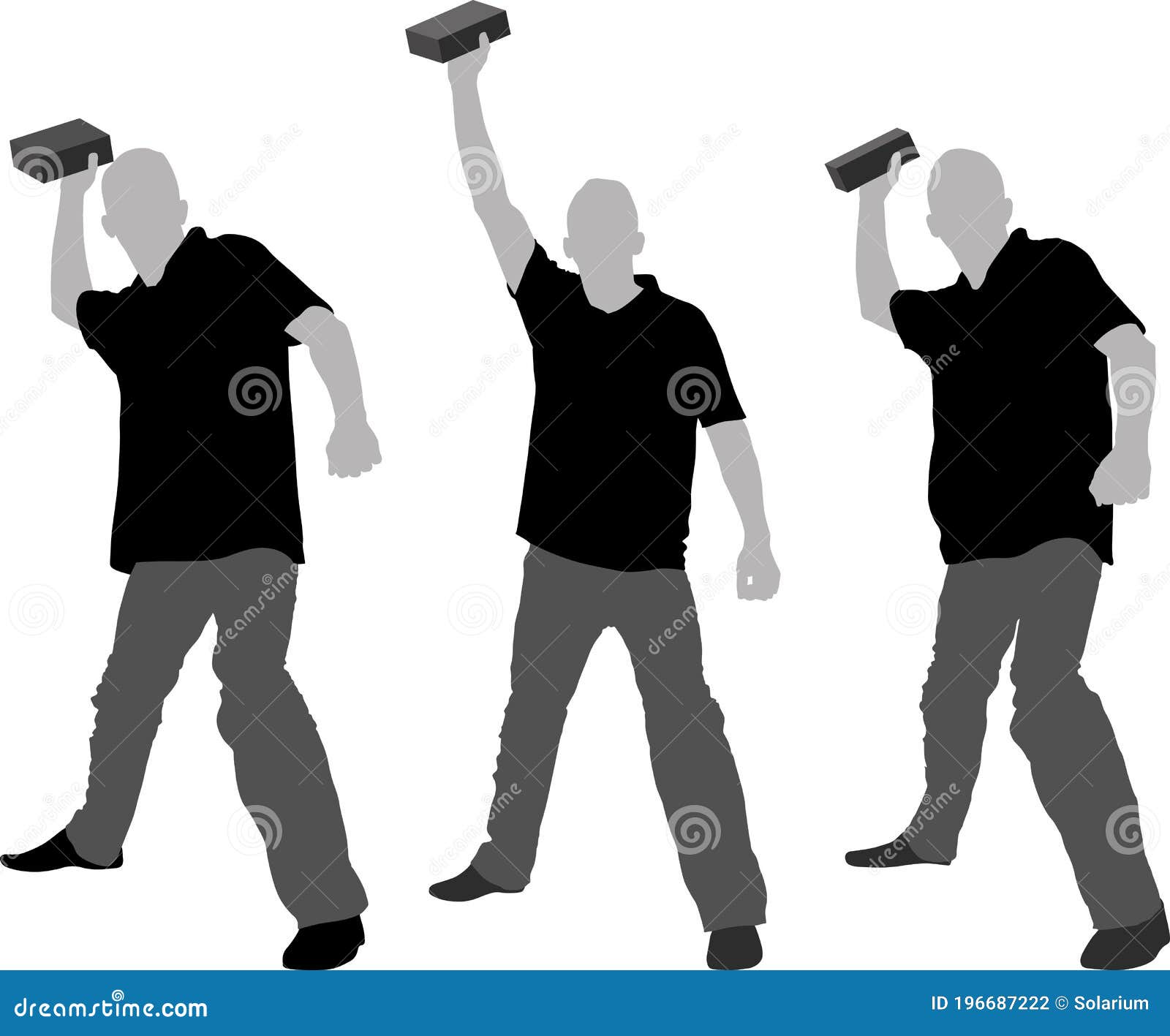 Throw stock vector. Illustration of vector, throwing - 196687222