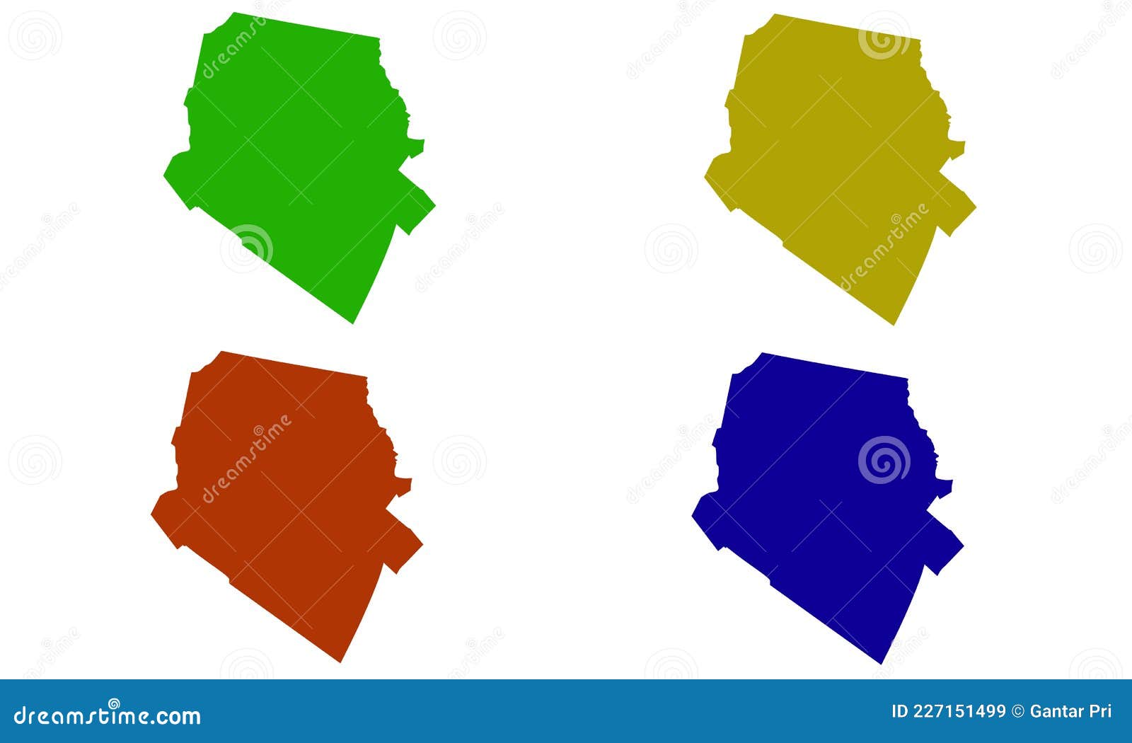 Surakarta Indonesia City Map In Retro Style. Outline Map Vector ...